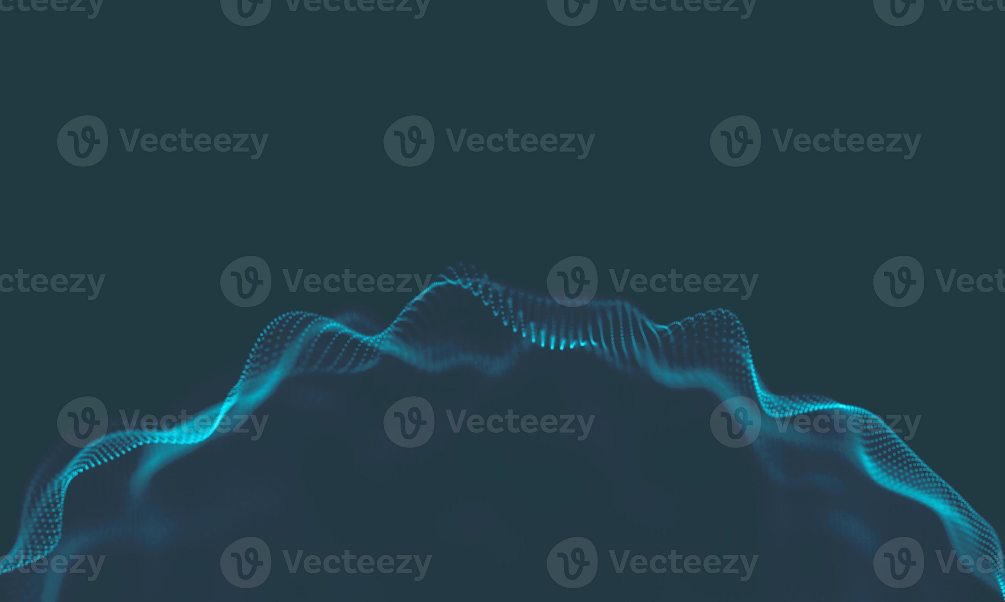 Abstract Music Background Big Data Particle Flow Visualisation