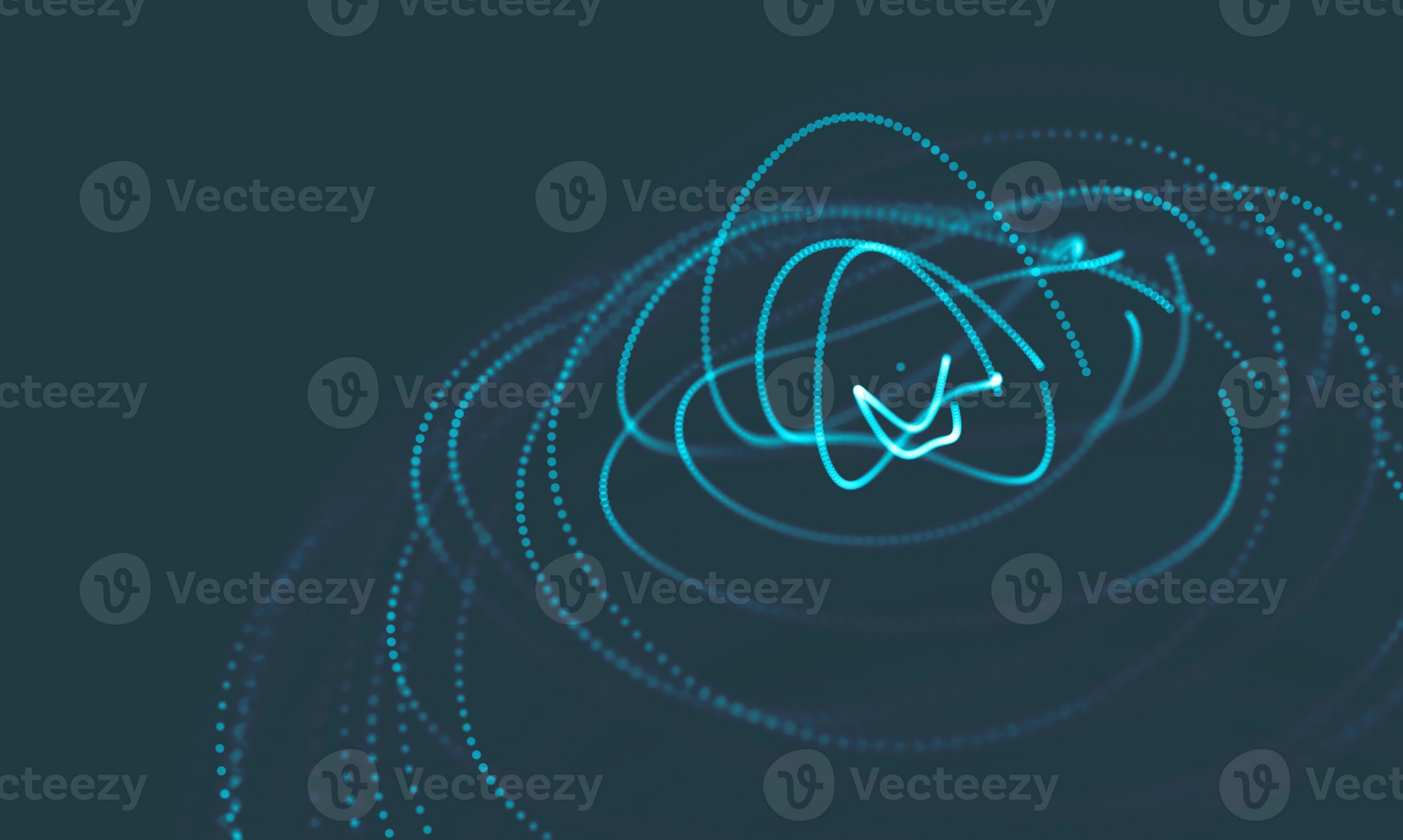 Abstract Music Background Big Data Particle Flow Visualisation