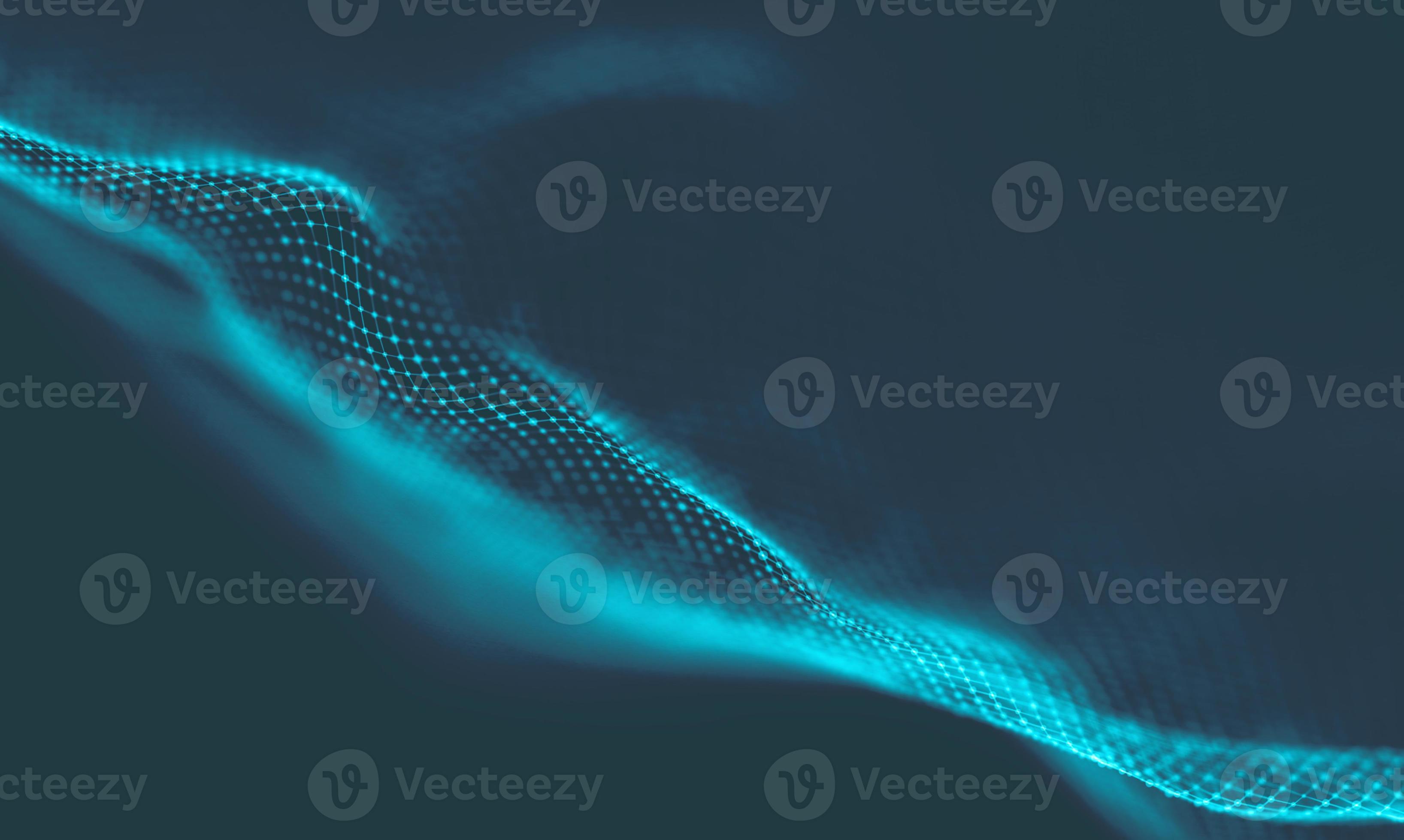 Abstract Music Background Big Data Particle Flow Visualisation