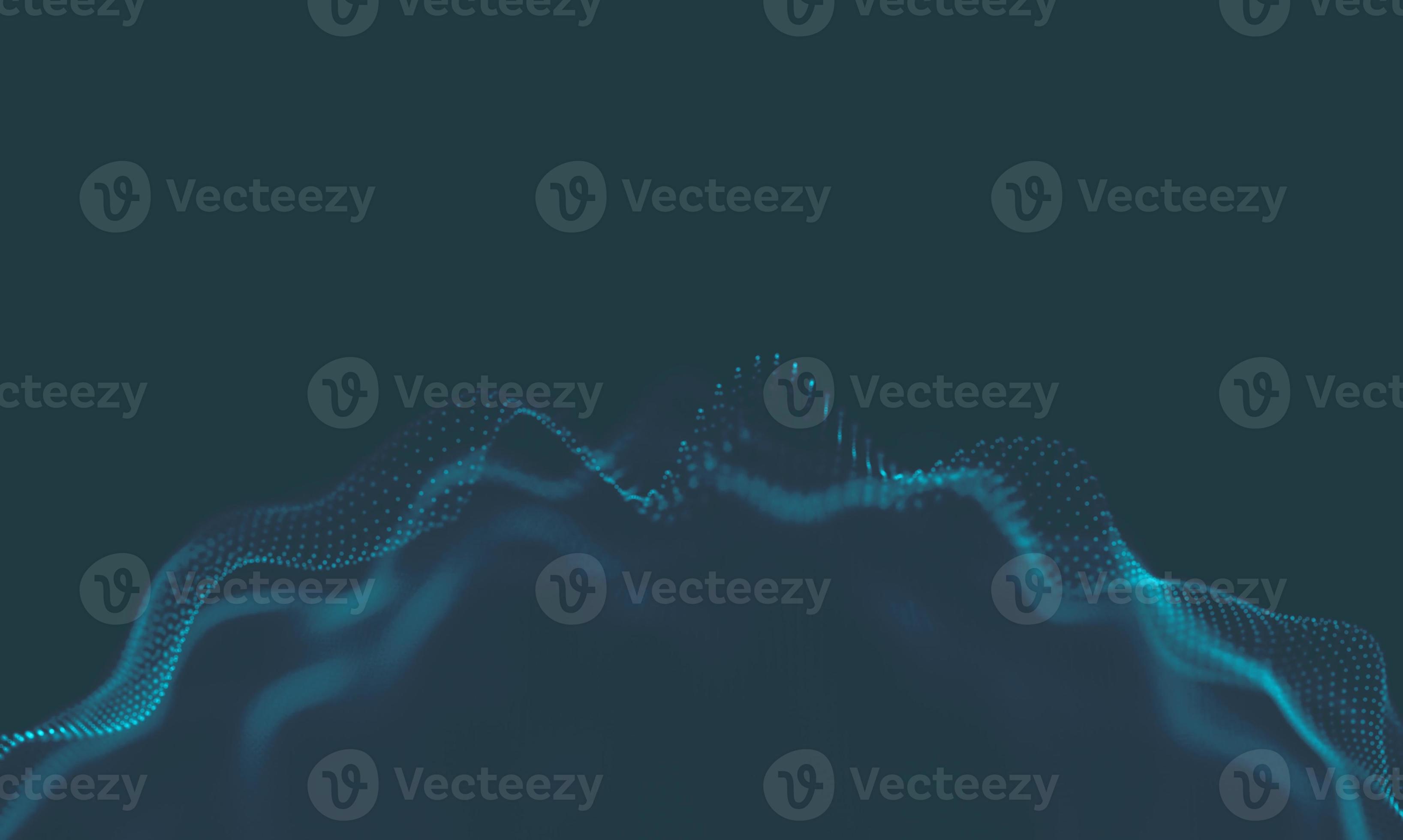 Abstract Music Background Big Data Particle Flow Visualisation