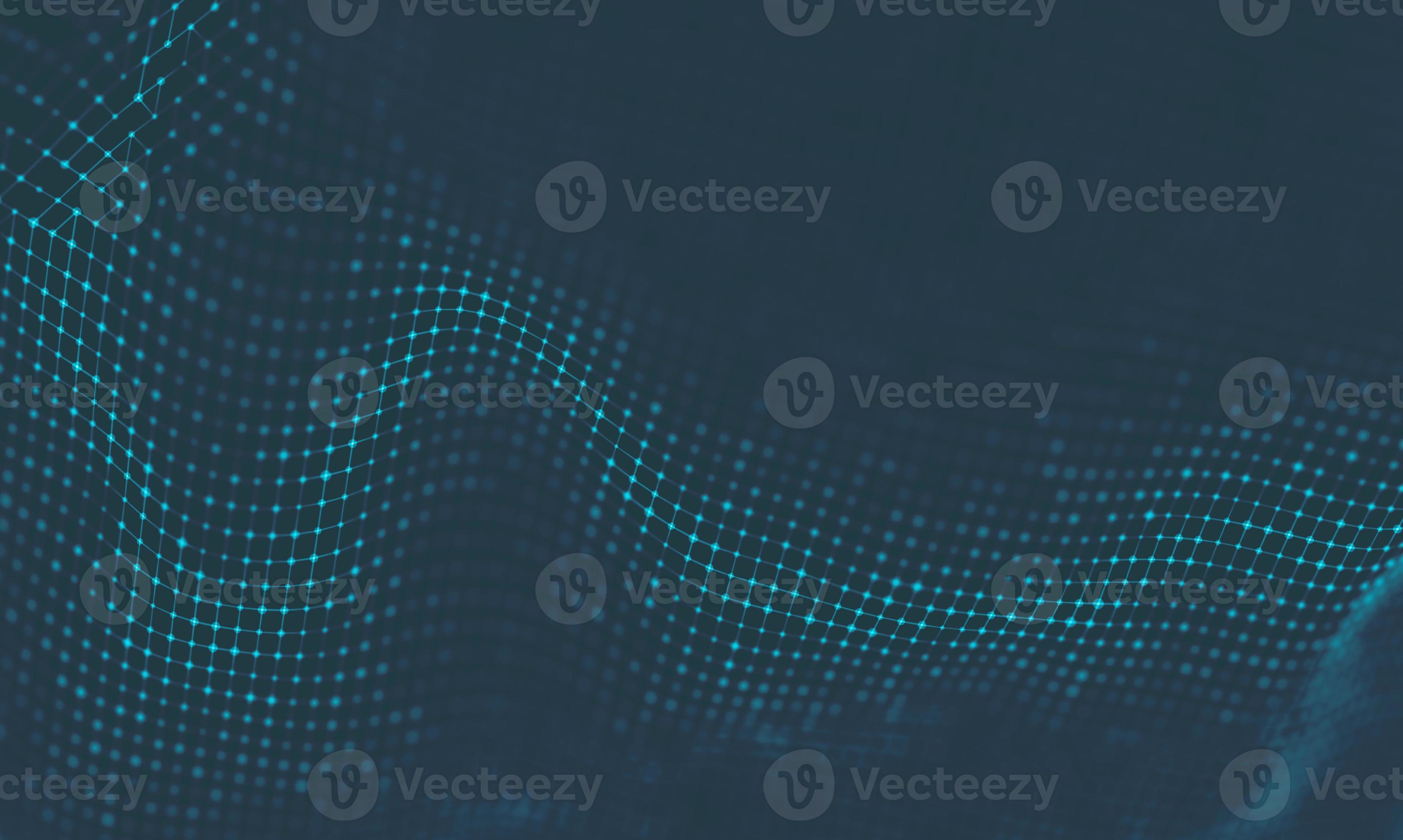 Abstract Music Background Big Data Particle Flow Visualisation