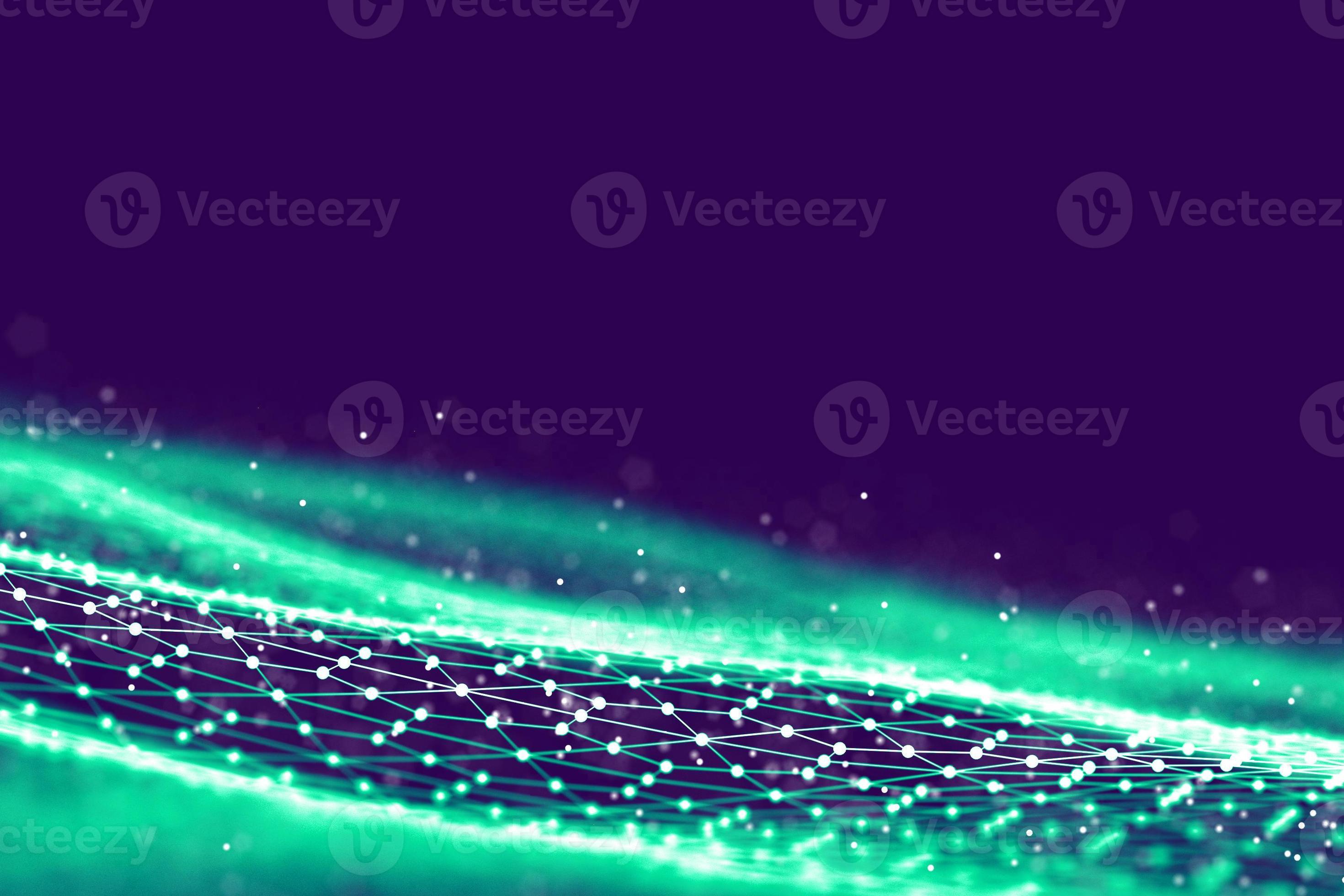 Big Data Visualization Background 3d Big Data Connection Background Cyber Technology Ai Tech