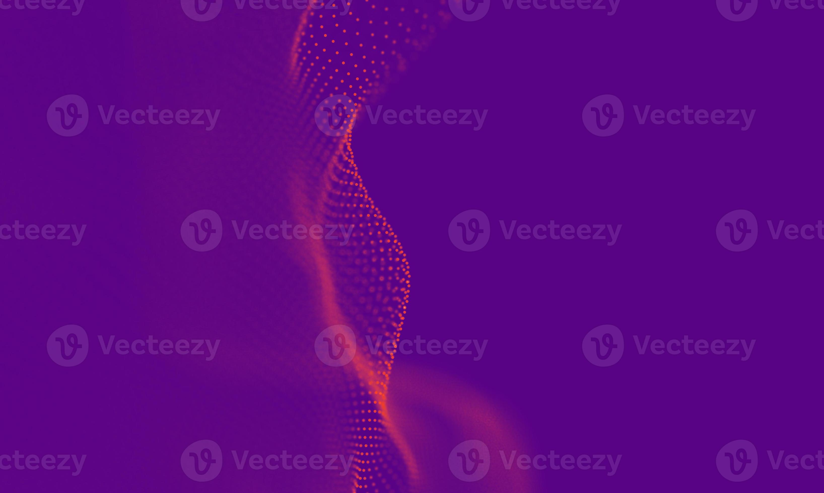 Abstract Purple Geometrical Background Connection Structure Science