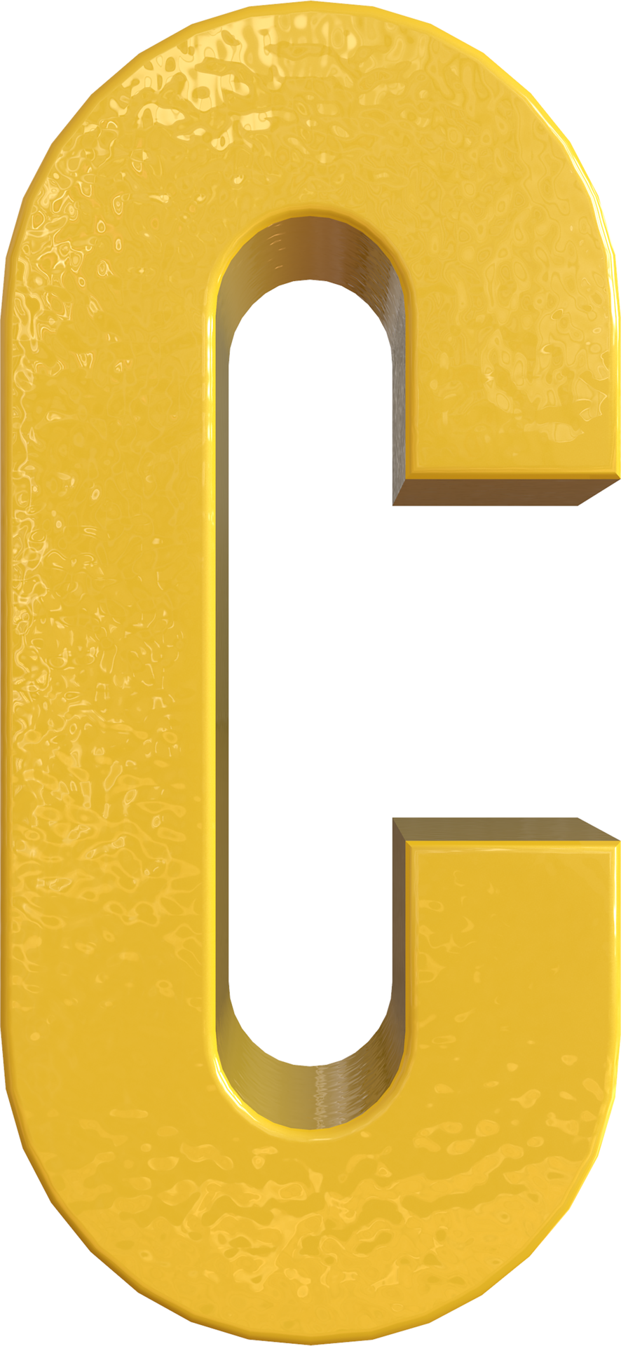 Alphabet Letter C 3d Render Character 13643253 Png