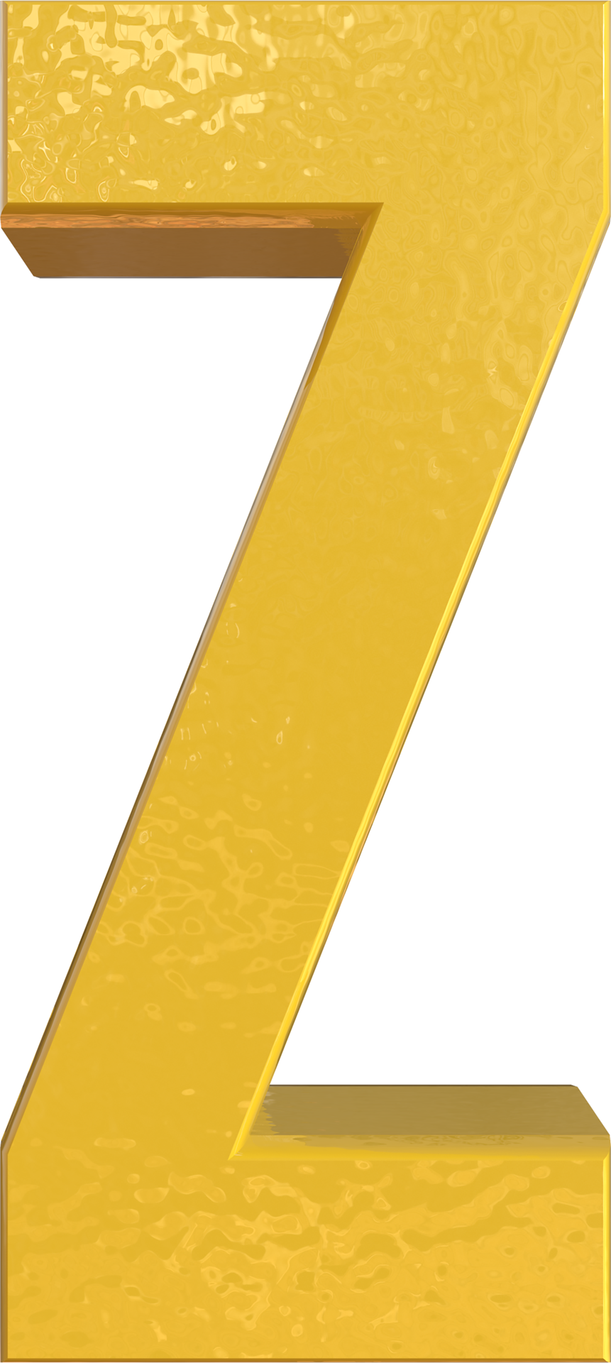 Alphabet Letter Z 3d Render Character 13643266 Png