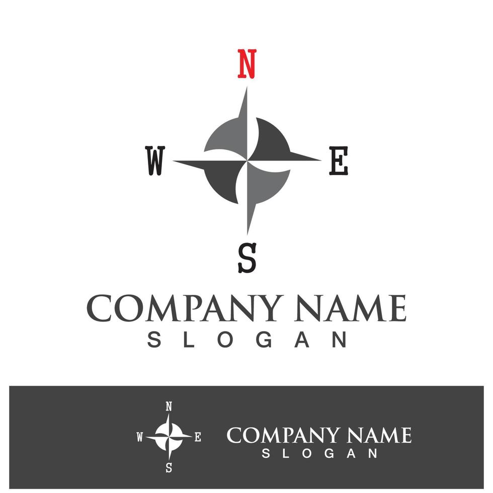 Compass Logo Template Vector Icon 13648611 Vector Art At Vecteezy