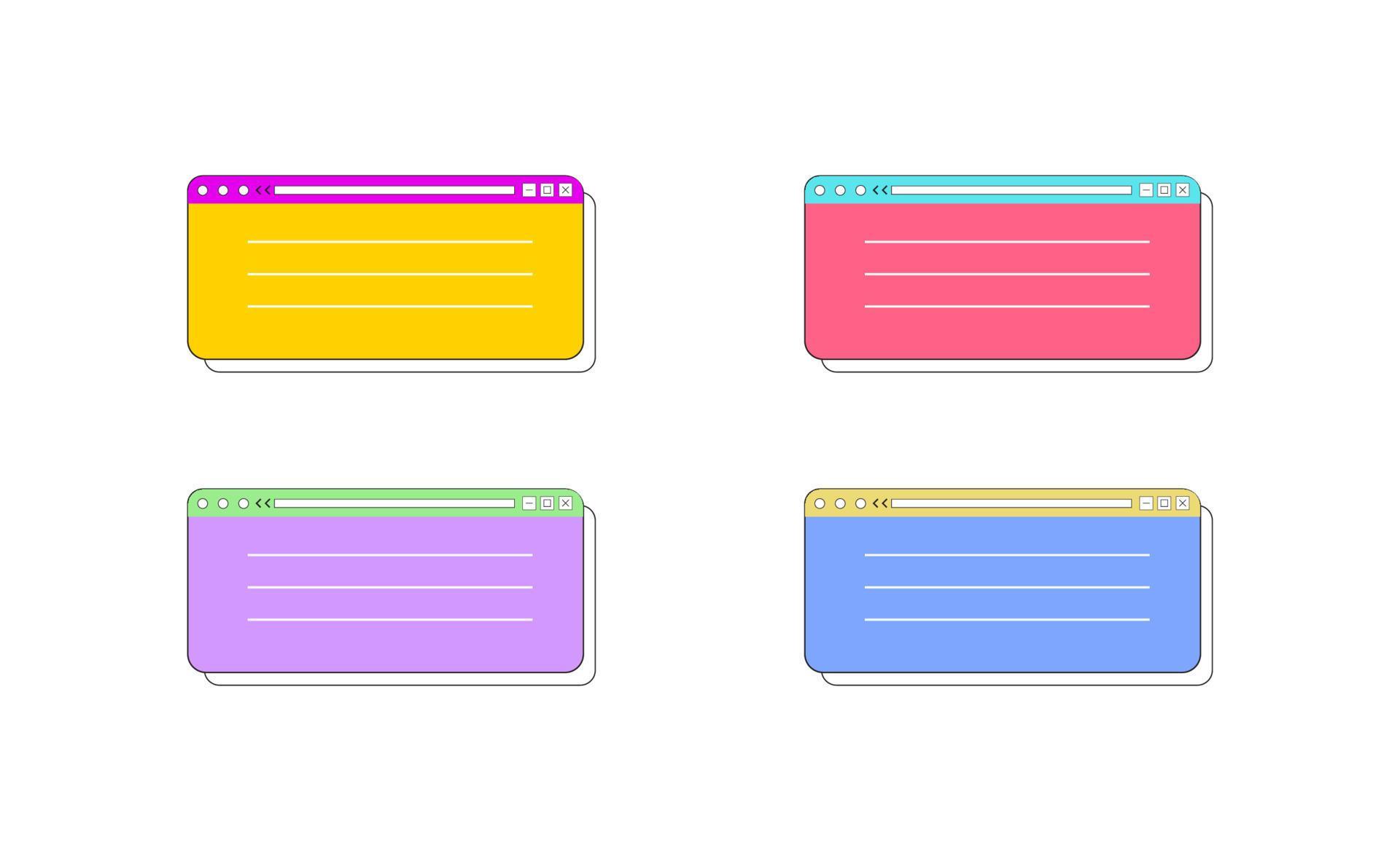 Text Box Element Design Vector Illustration Template, for Advertising ...