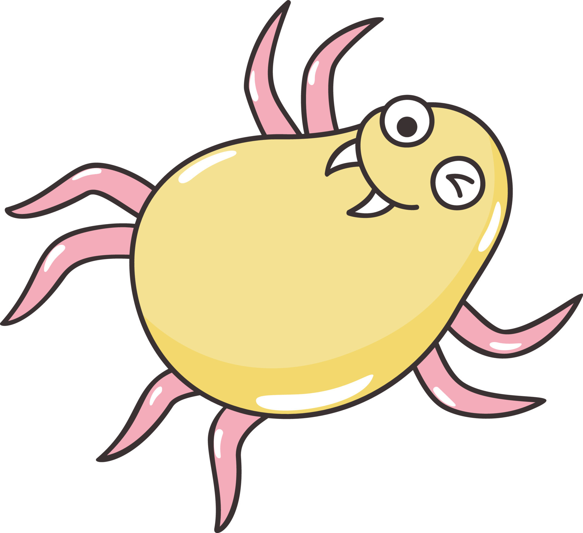 Mites Lying On Their Back And Blinking 13650738 Vector Art At Vecteezy