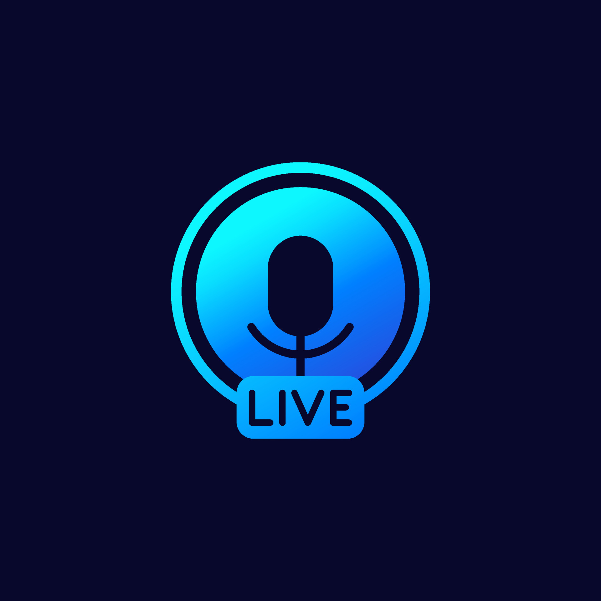Live stream, online session icon for web 13652531 Vector Art at Vecteezy
