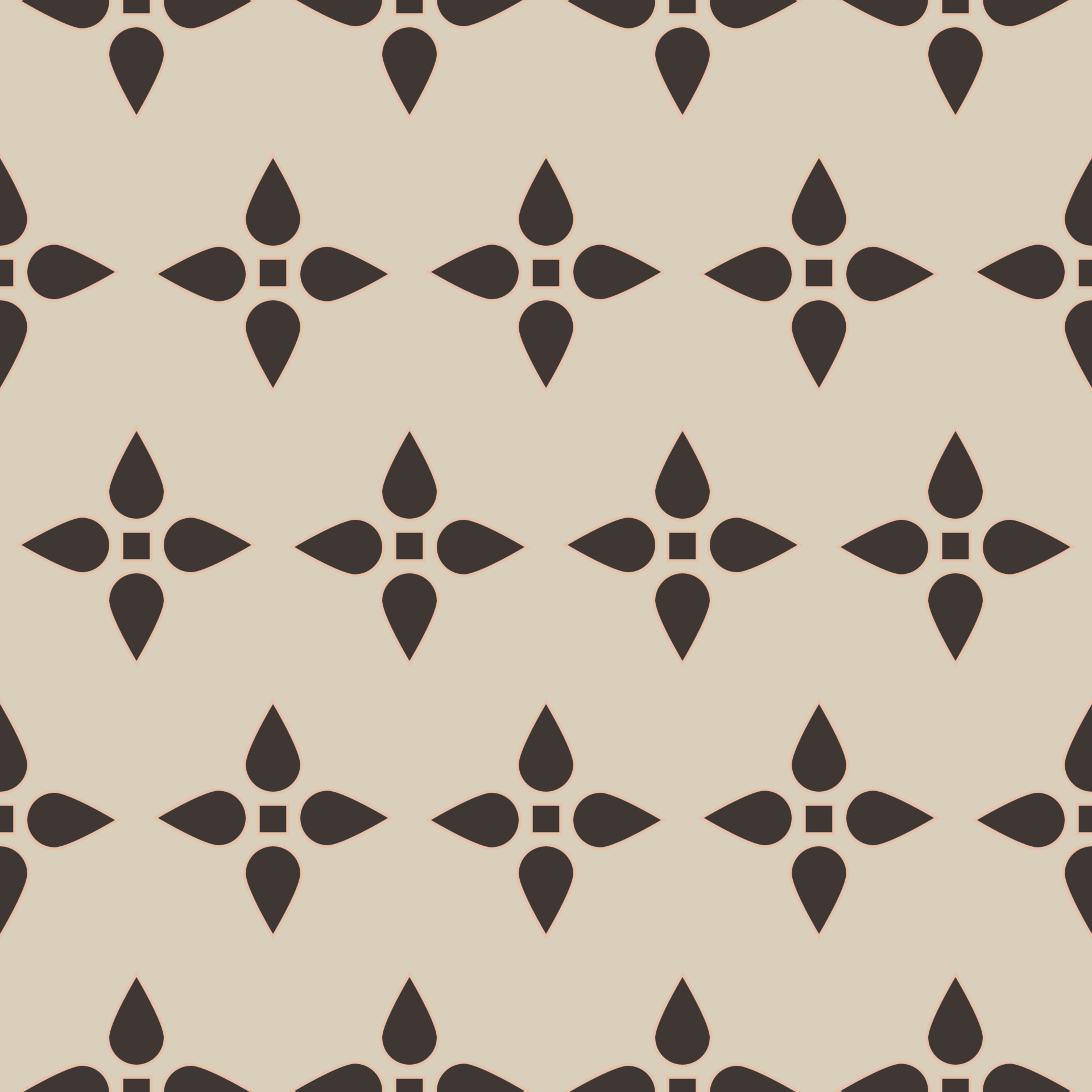 minimalistic vintage geometric seamless pattern 13652760 Vector Art at ...