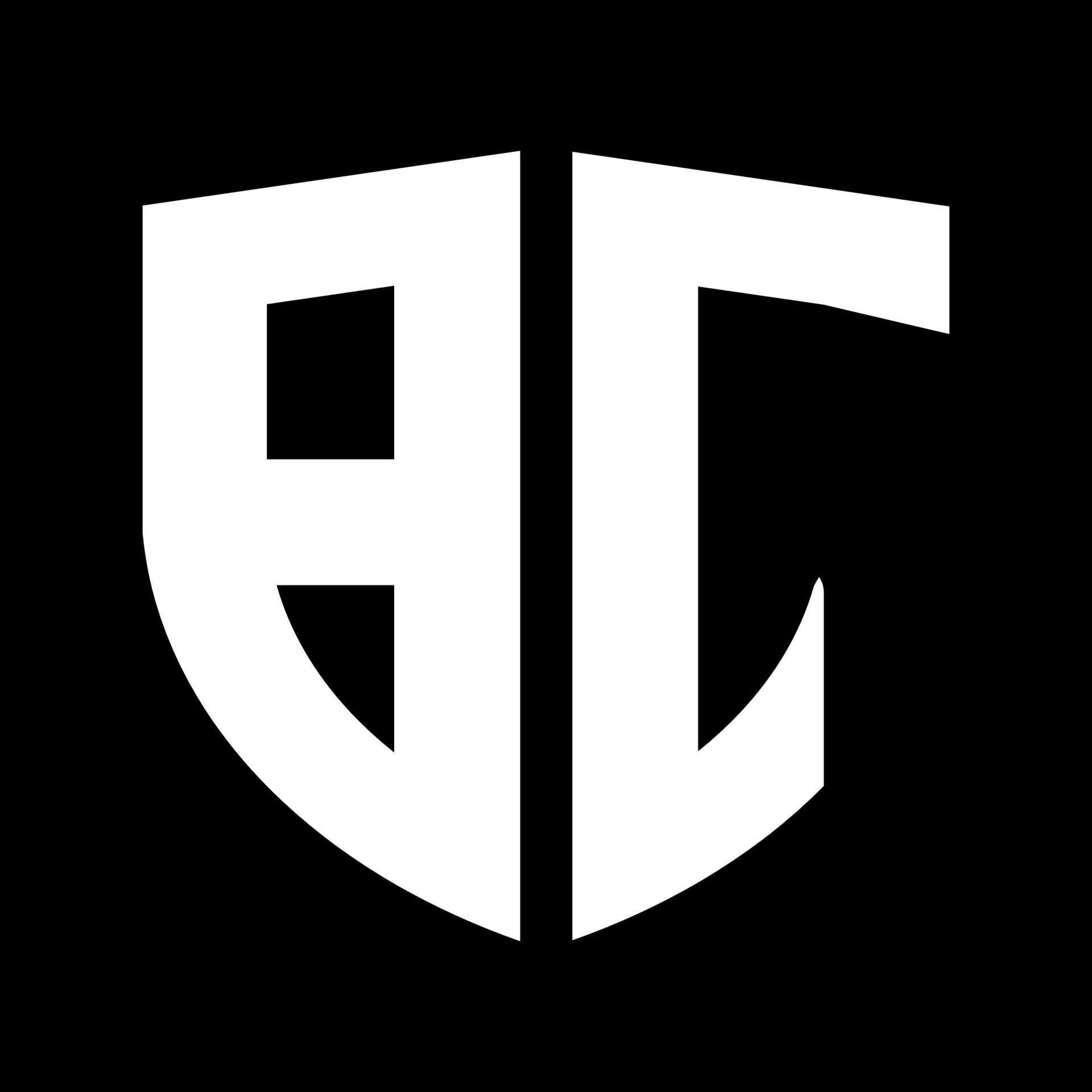 bc letter logo with black background. bc icon design with monogram ...