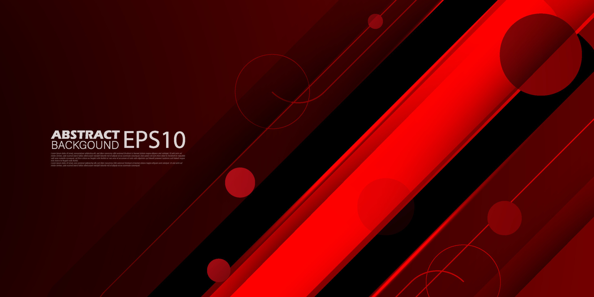Abstract Dark Red Gradient Illustration Background With 3d Look And Simple Pattern Sporty