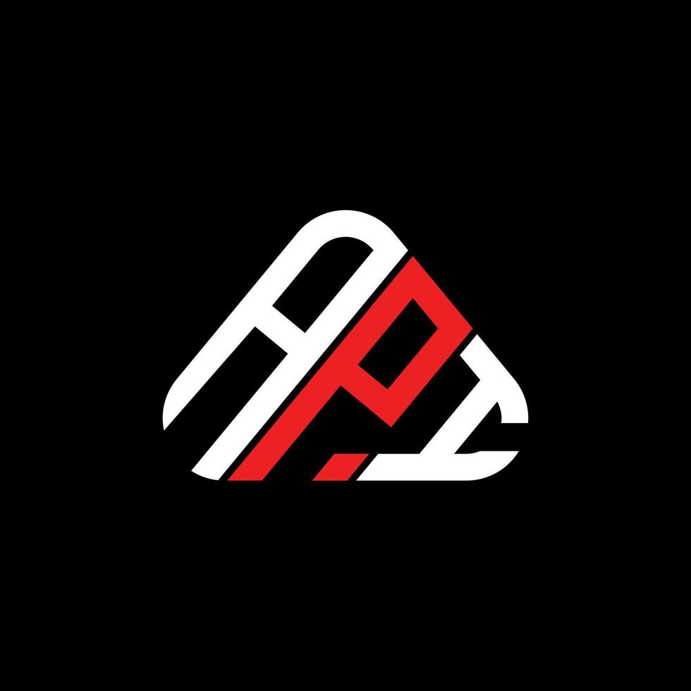 API letter logo creative design with vector graphic, API simple and ...