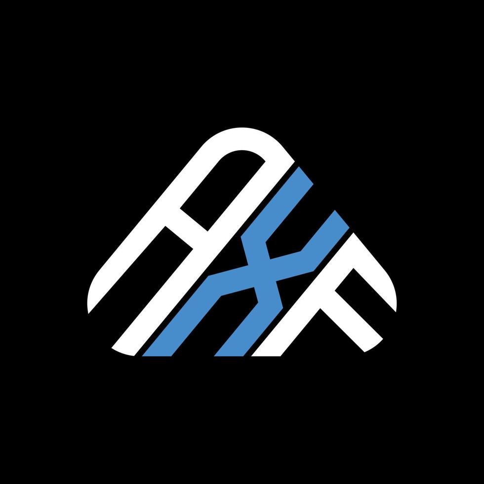 diseño creativo del logotipo de la letra axf con gráfico vectorial, logotipo simple y moderno de ...