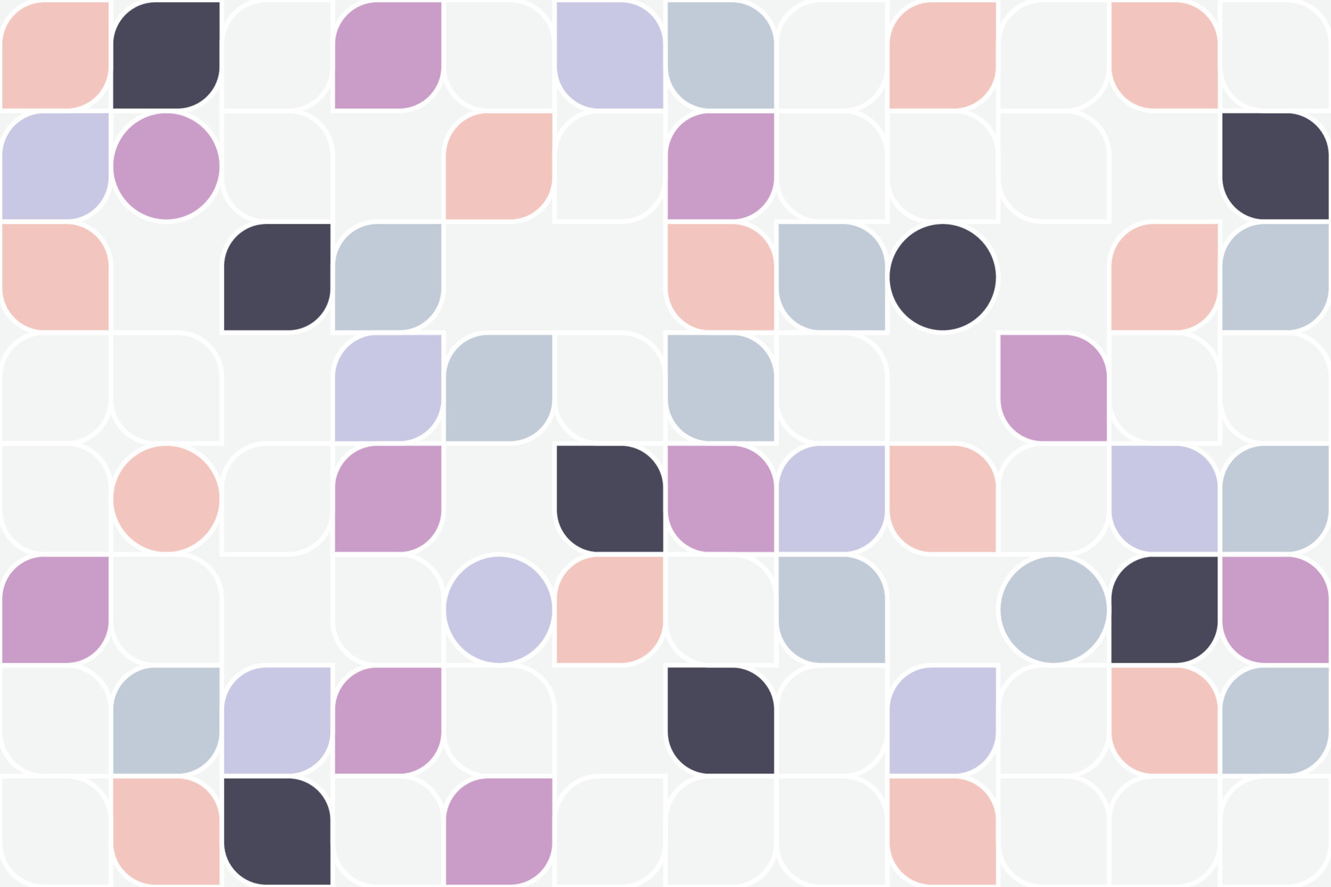 Abstract Mosaic Tracery Of Leaves Tileable Background Contour Leaves Shapes Seamless Patterns