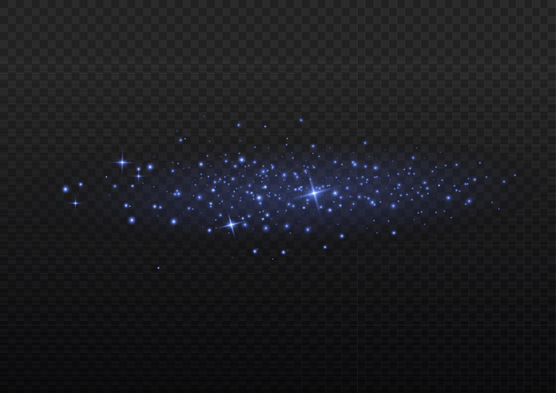 Blue dust. Yellow sparks shine light effect. 13661756 Vector Art at Vecteezy