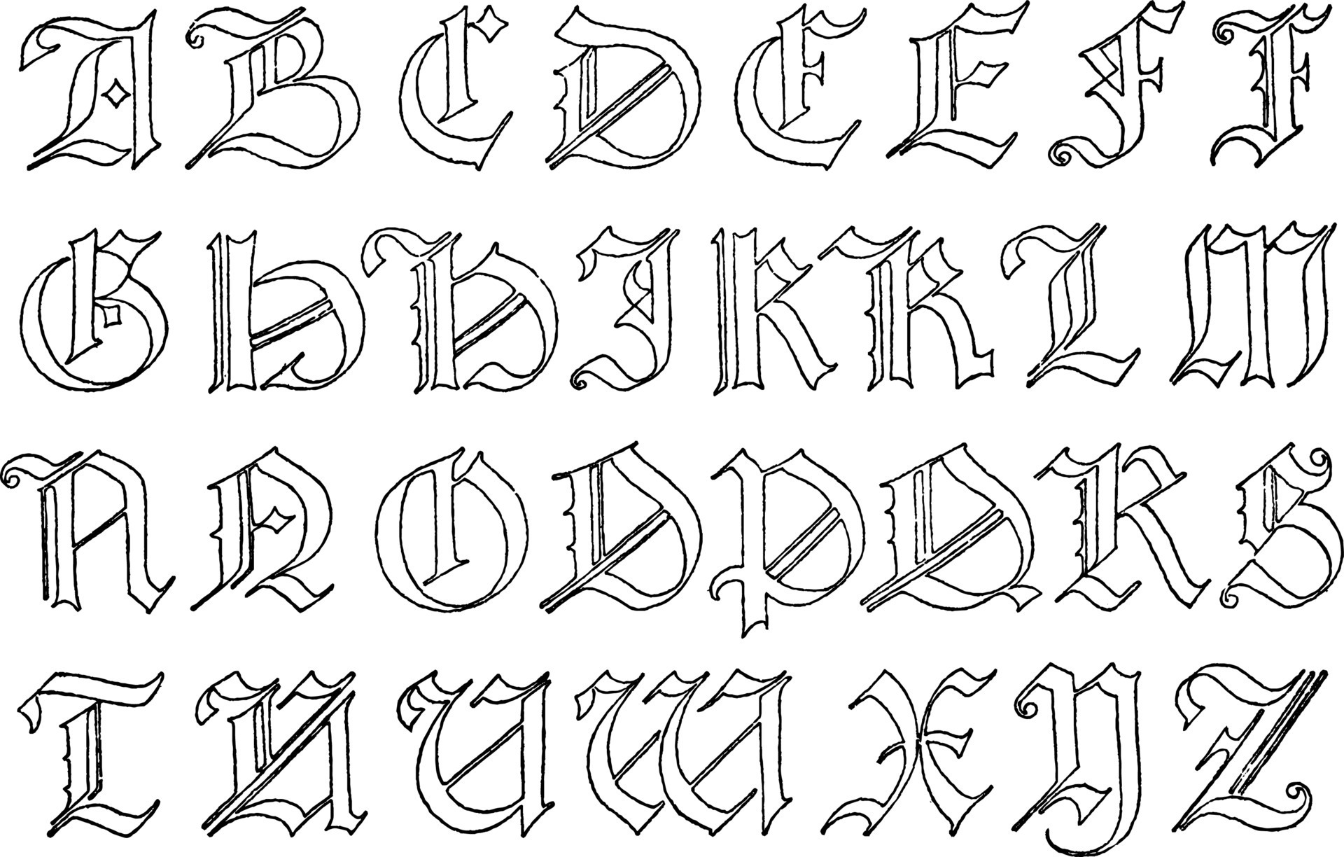 Old German Alphabet Vintage Illustration 13664286 Vector Art At Vecteezy old-german-alphabet-vintage-illustration-13664286-vector-art-at-vecteezy