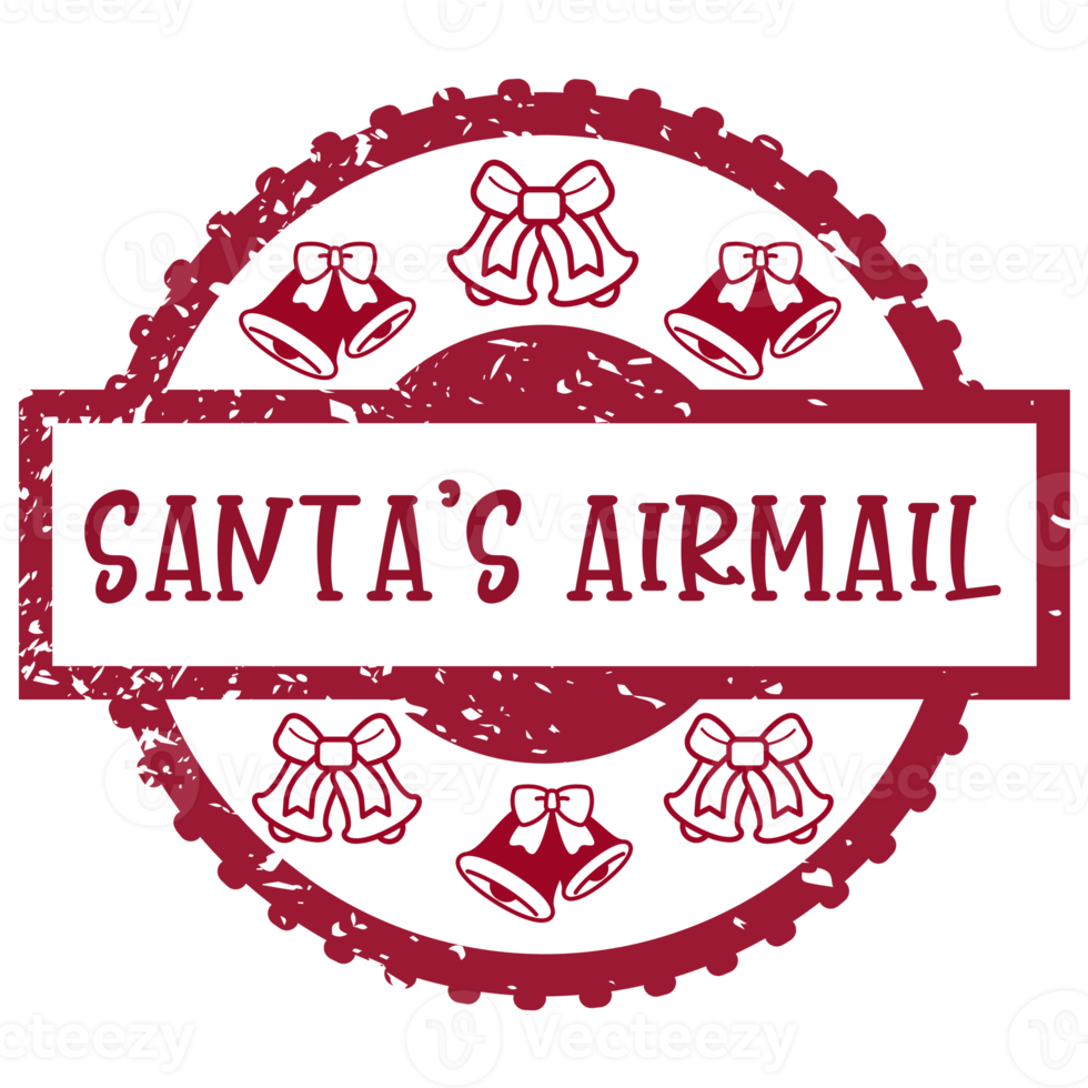 Christmas Rubber Stamp 13666287 PNG