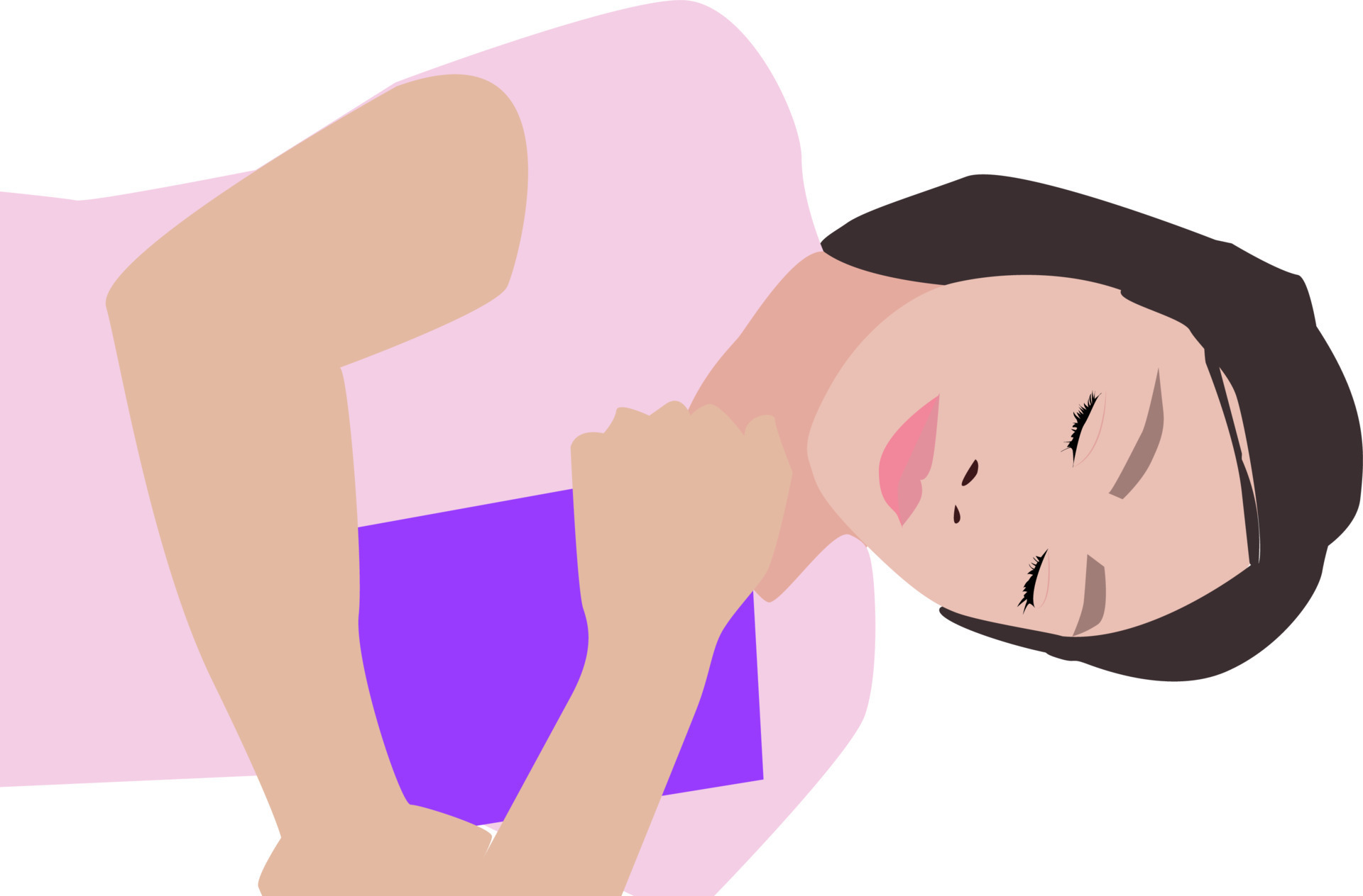 Girl With Notebook Illustration Vector On White Background 13673356