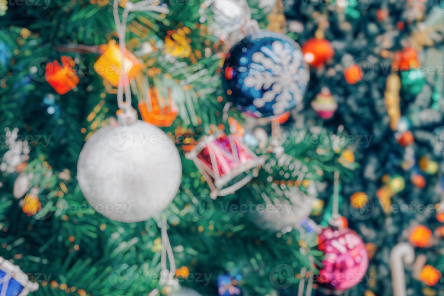 Abstract blurred christmas tree with bokeh light background 13674967 Stock Photo at Vecteezy