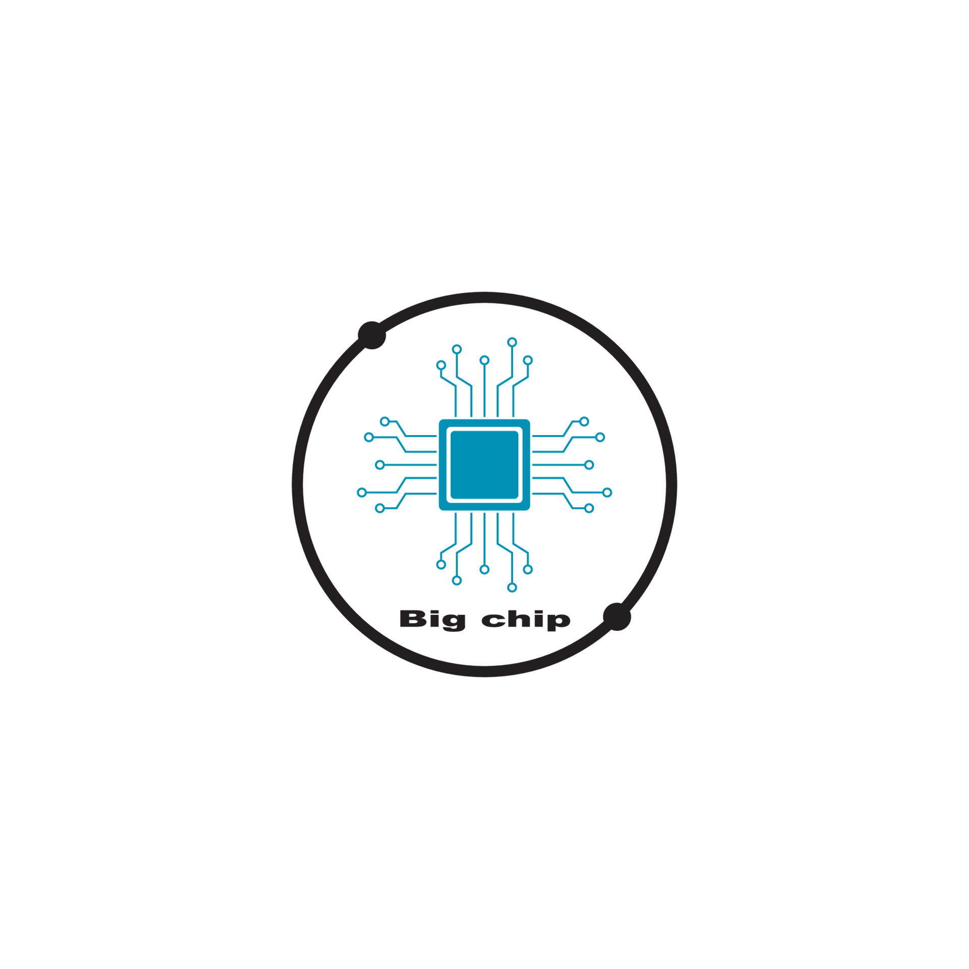 Chip Processor Vector Icon Illustration 13676469 Vector Art At Vecteezy