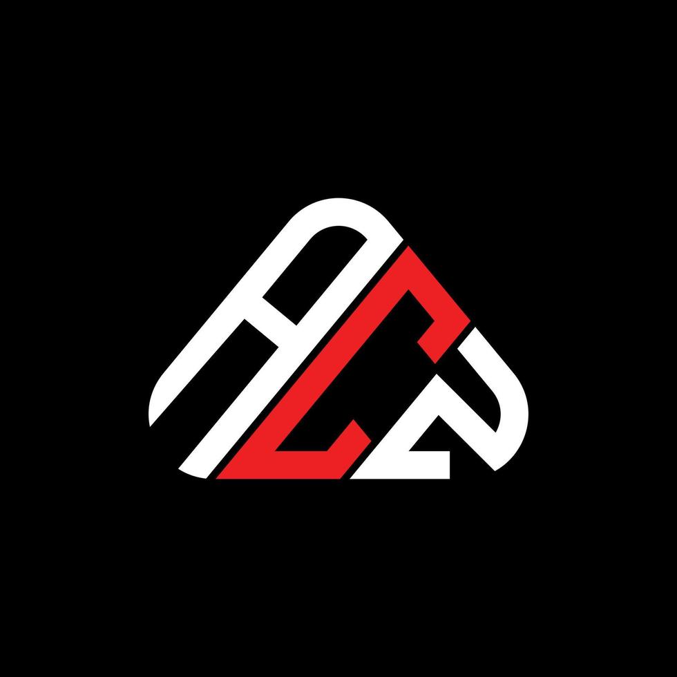 diseño creativo del logotipo de la letra acz con gráfico vectorial, logotipo simple y moderno de ...