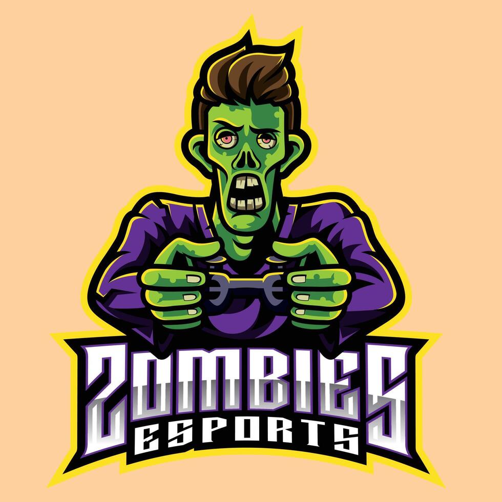 vector illustration of zombie cartoon character 13687806 Vector Art at ...