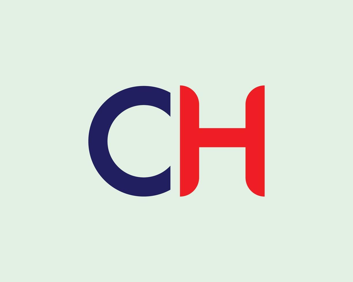 CH HC Logo design vector template 13693370 Vector Art at Vecteezy