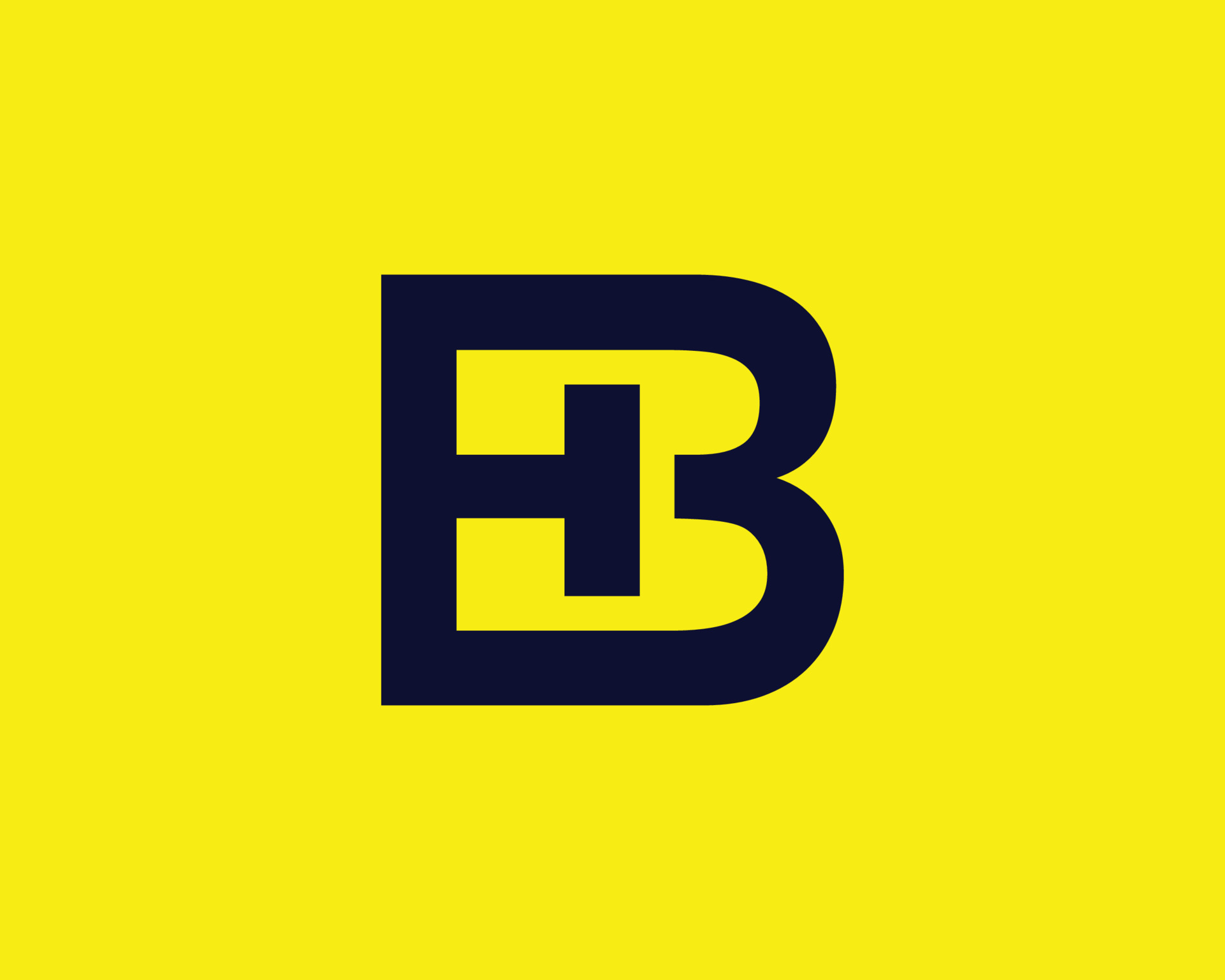 BH HB Logo design vector template 13694441 Vector Art at Vecteezy