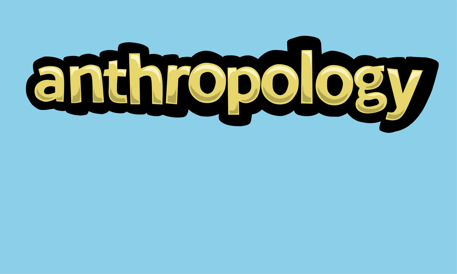 Anthropology Writing Vector Design On A Blue Background 13700422 Vector Art At Vecteezy