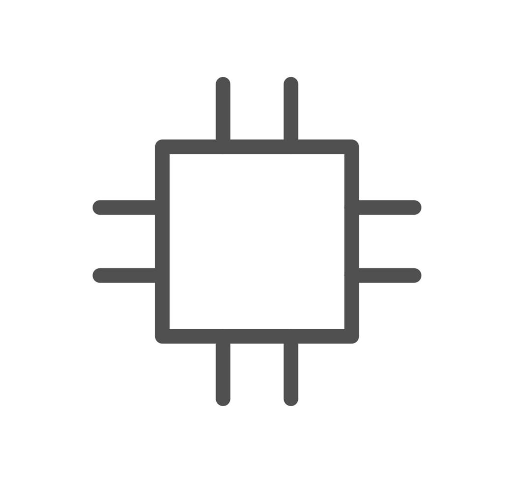 Computer and components icon outline and linear vector. 13700661 Vector ...