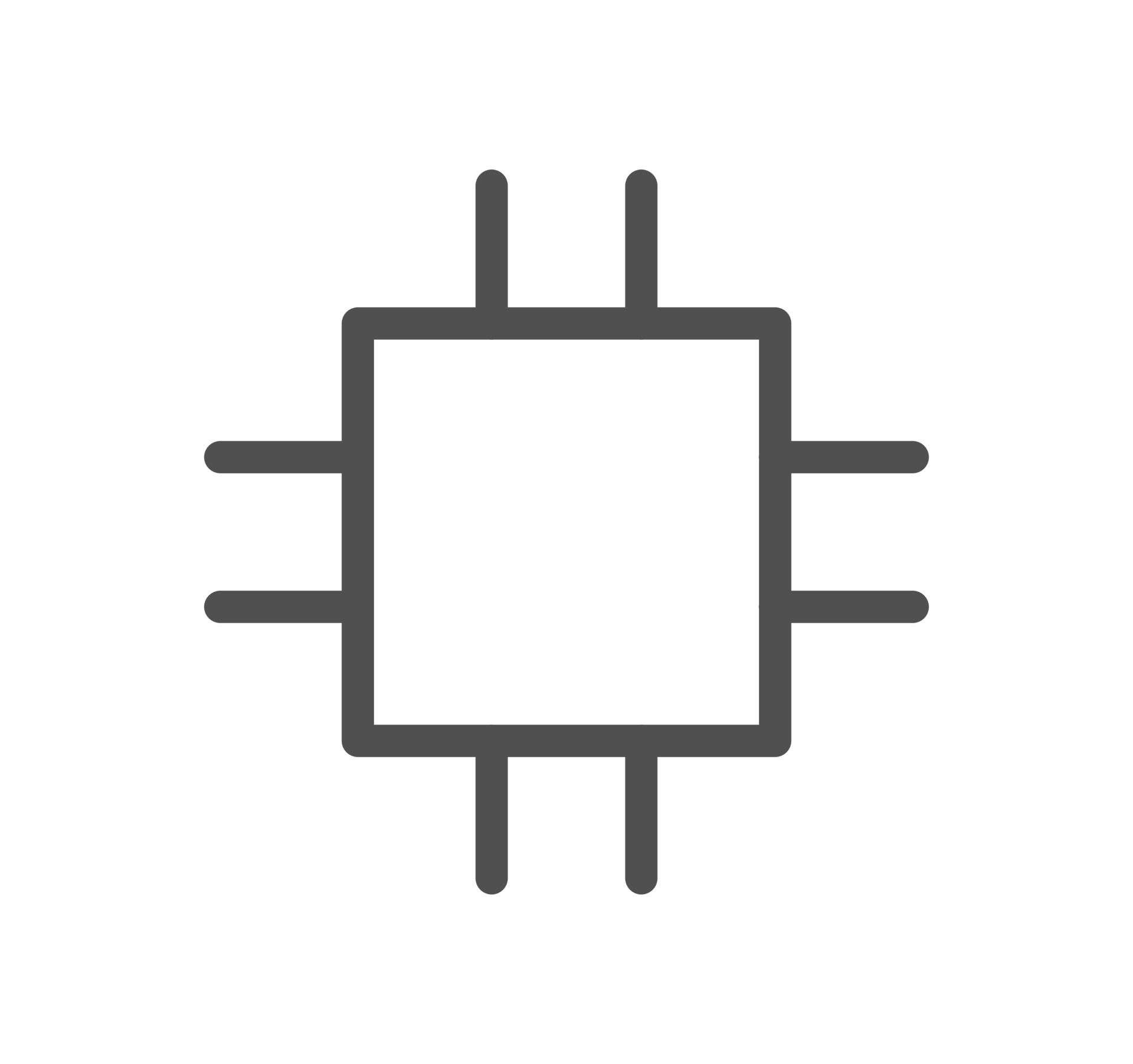 Computer and components icon outline and linear vector. 13700661 Vector Art at Vecteezy