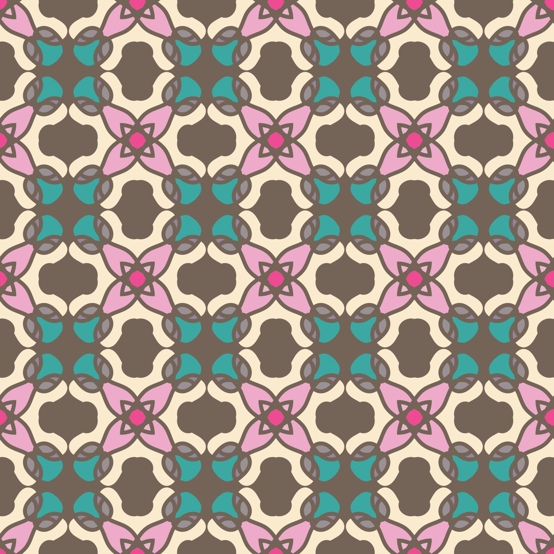 New Abstract Art Seamless Pattern Design Vector Seamless Background