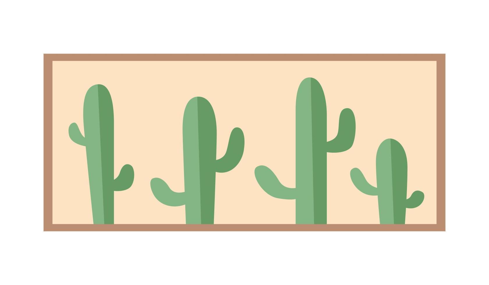 Wall Picture Semi Flat Color Vector Object Editable Element Full Sized Item On White