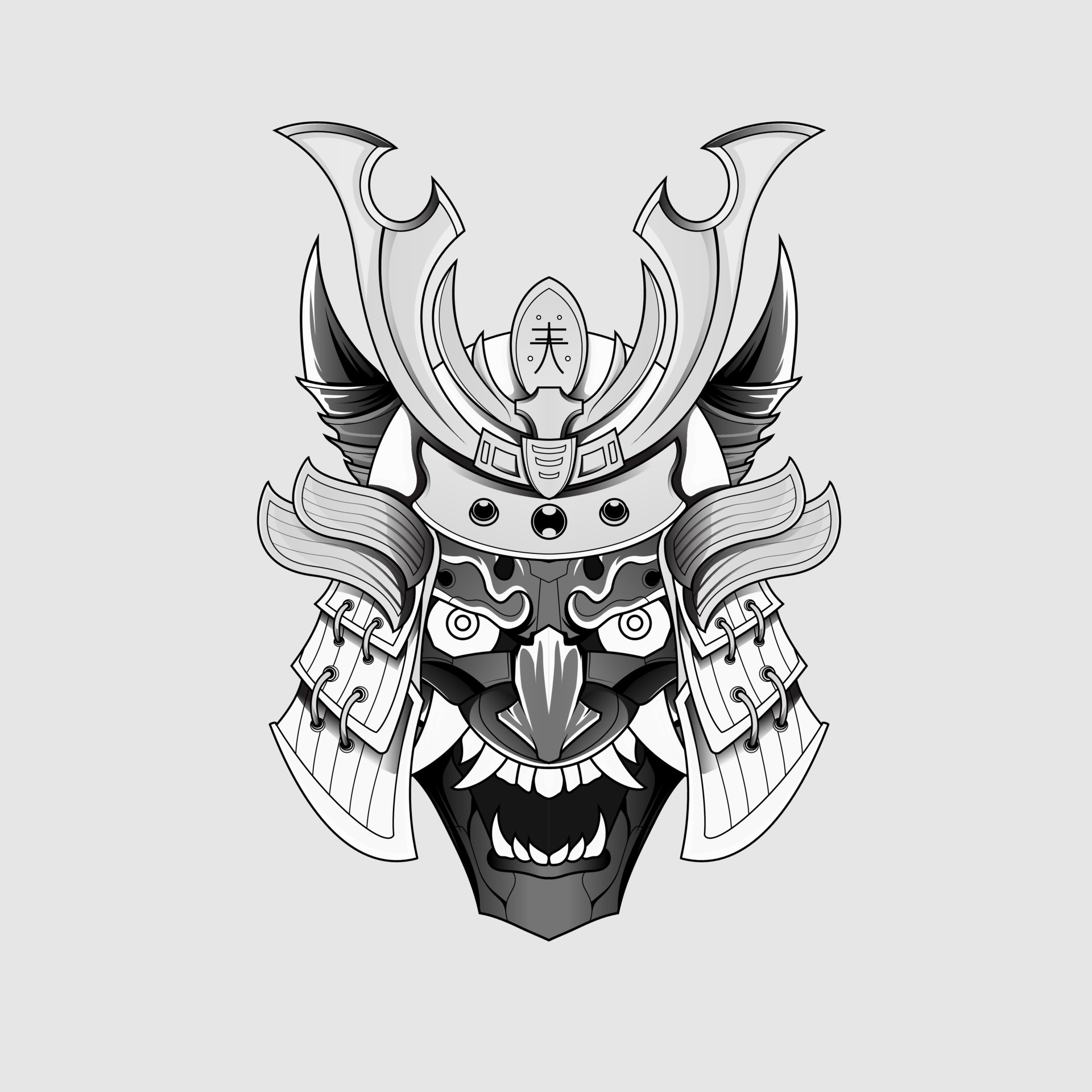 Japanese Oni Mask Samurai Japanese Oni Mask Samurai
