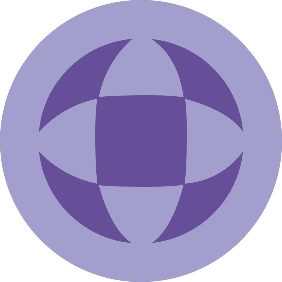 Purple Globe Illustration On A White Background 13705078 Vector Art At Vecteezy