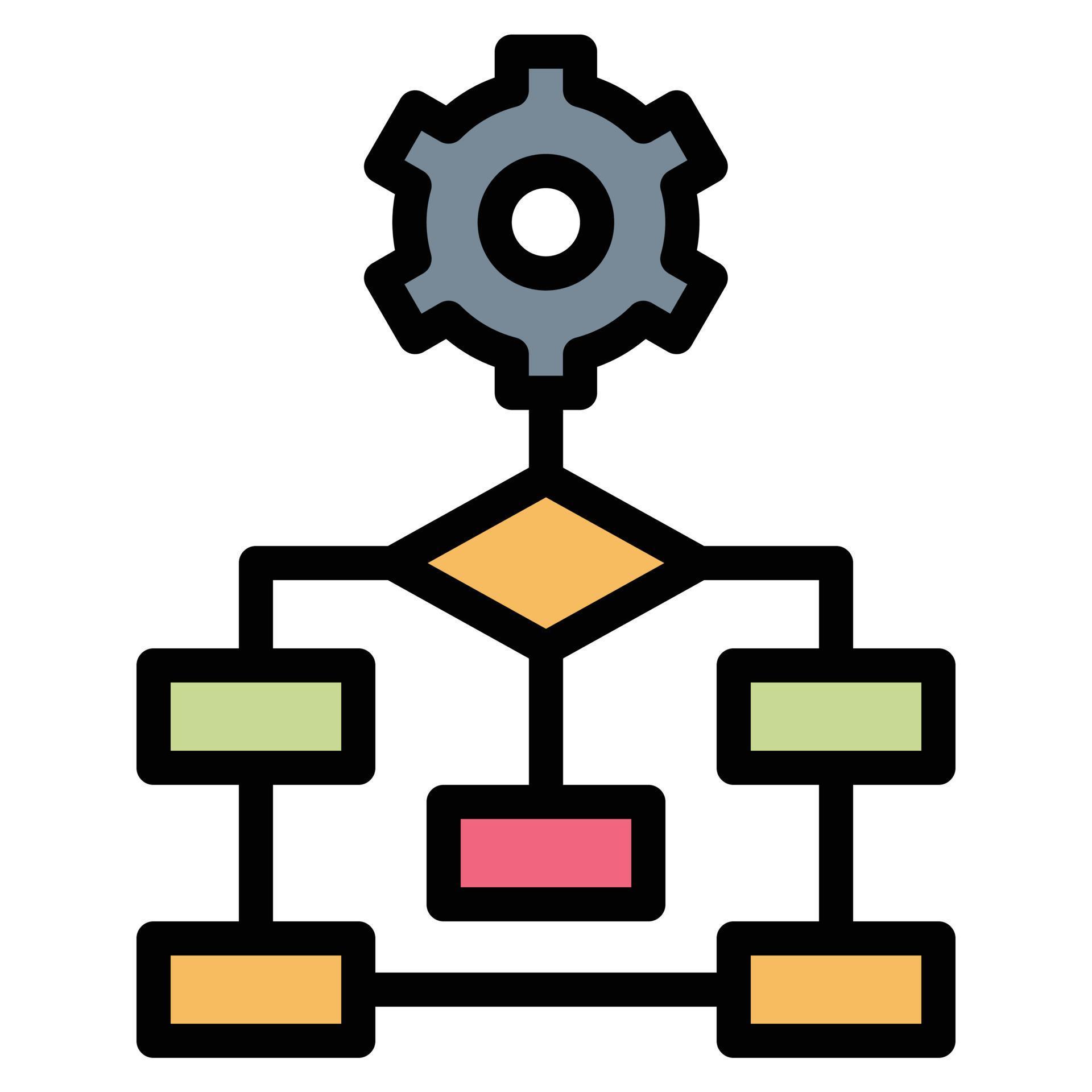 logical icon line vector illustration . education . technology 13706758 Vector Art at Vecteezy