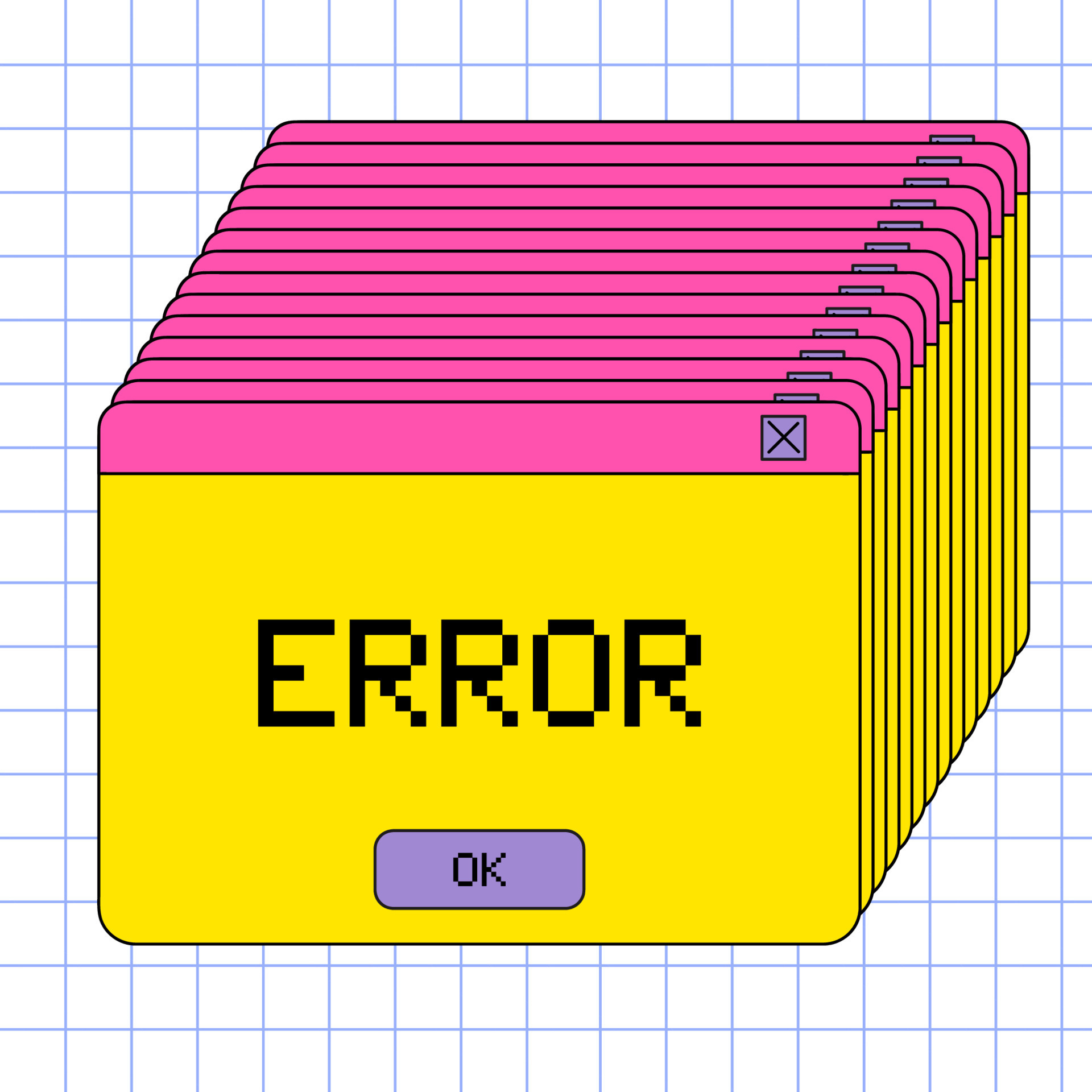 escritorio de pc con microondas con cuadro de mensaje y elementos ...