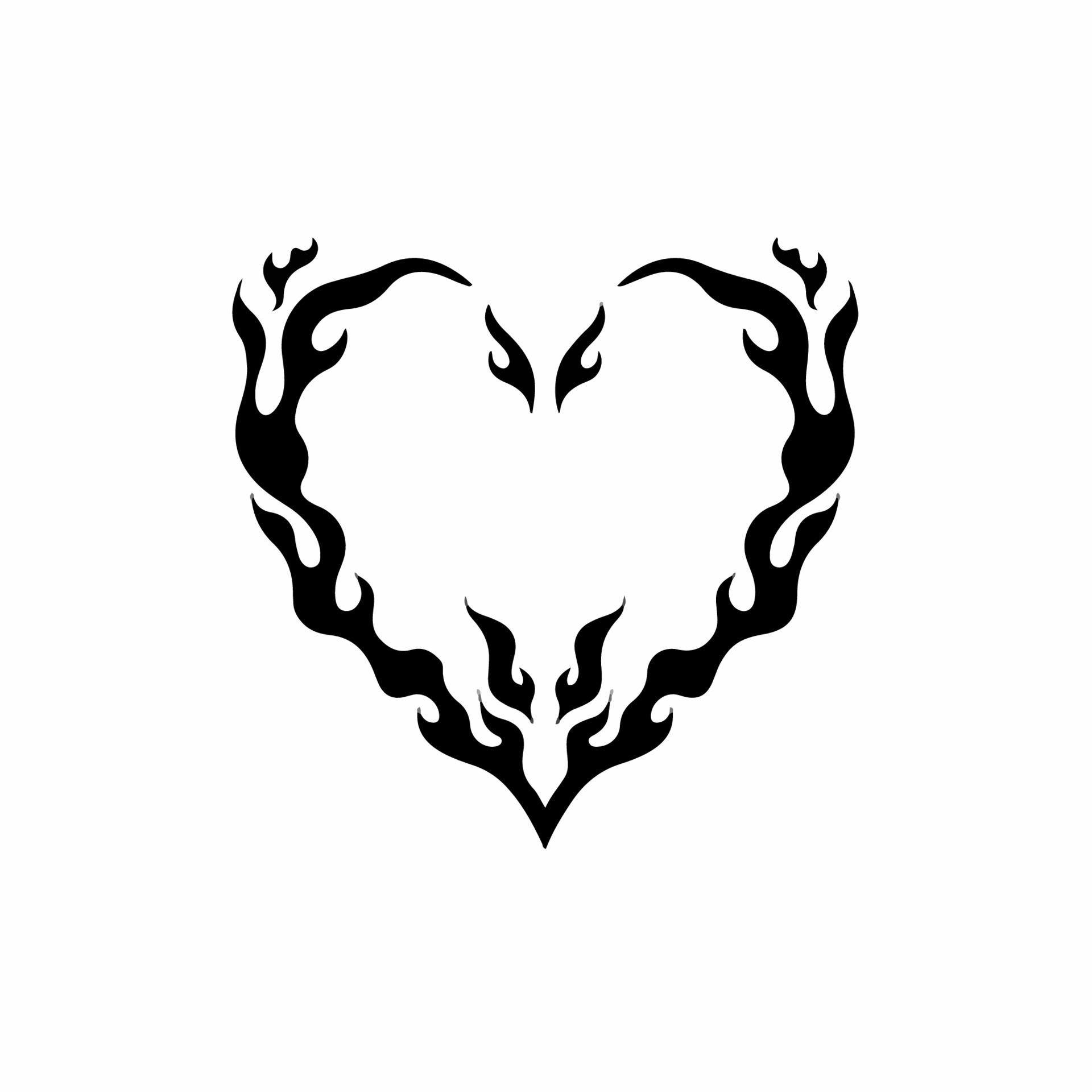 amor del corazón en llamas en el logotipo del símbolo de fuego sobre ... amor del corazón en llamas en el logotipo del símbolo de fuego sobre ...
