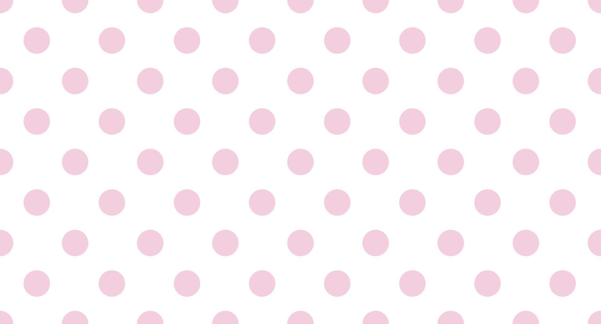 Seamless Polka Dot Pattern Vector Repeating Texture Polka Dot With Color Pastel Background