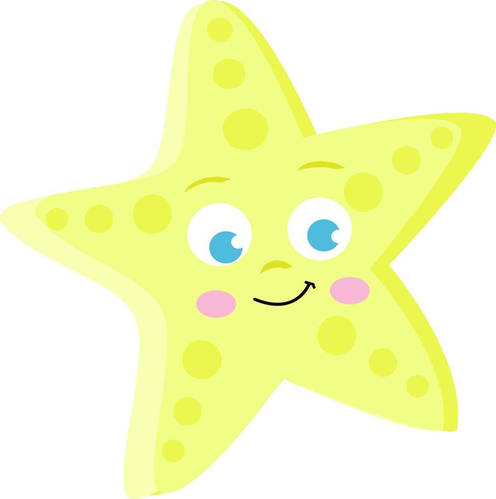 Yellow star, illustration, vector on white background. 13716312 Vector Art at Vecteezy