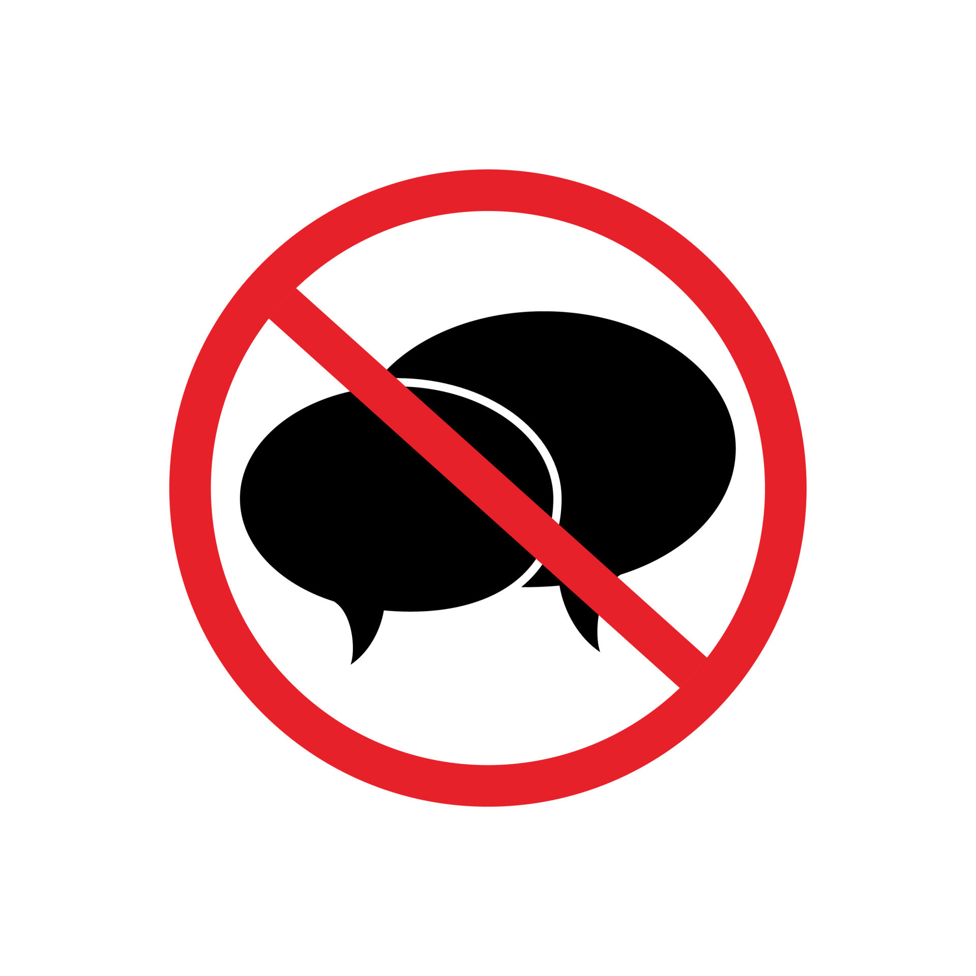 No Talking Icon