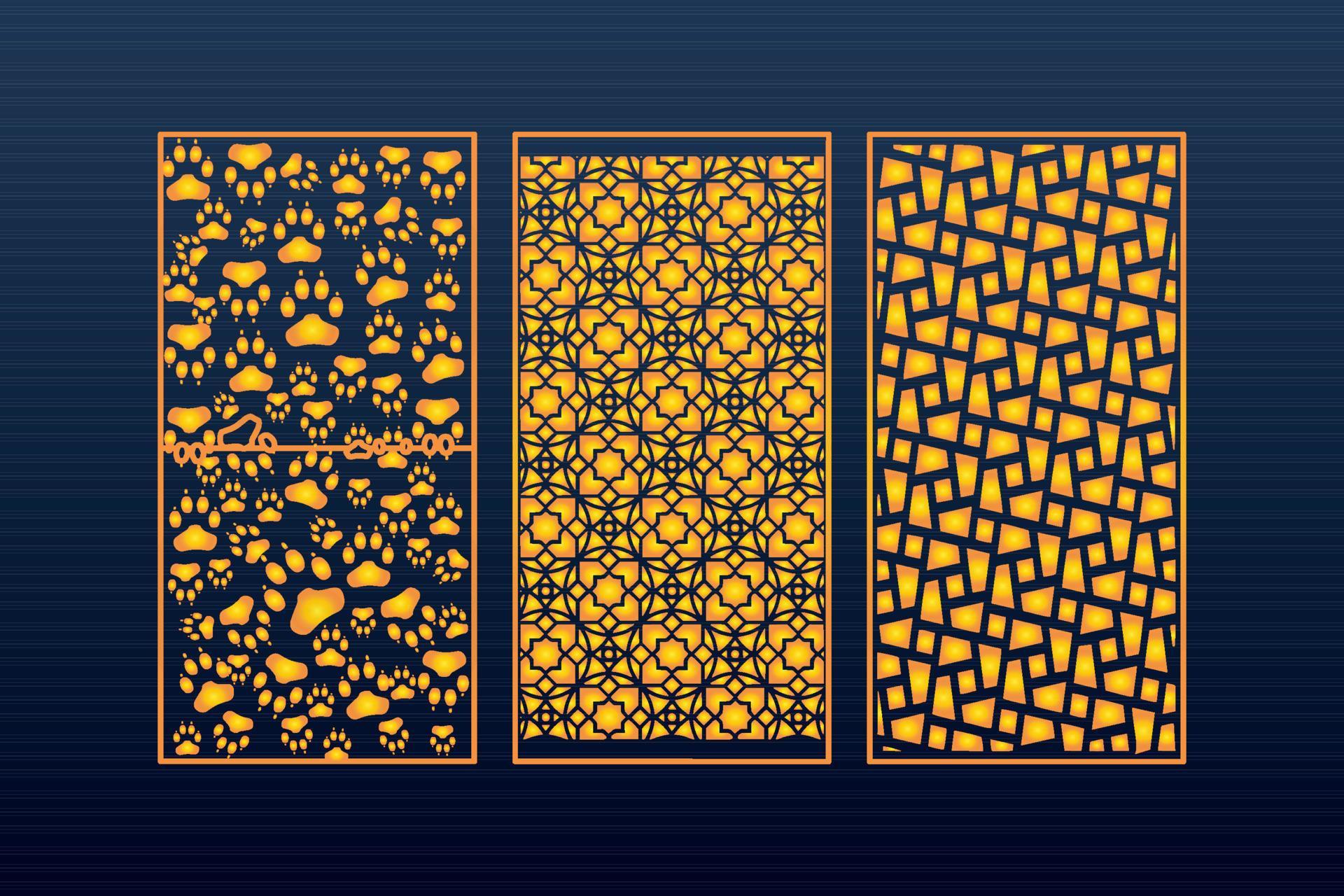 Abstract Geometric Islamic Background Decorative Arabic Ornament Cnc Cut Laser Pattern 13718311