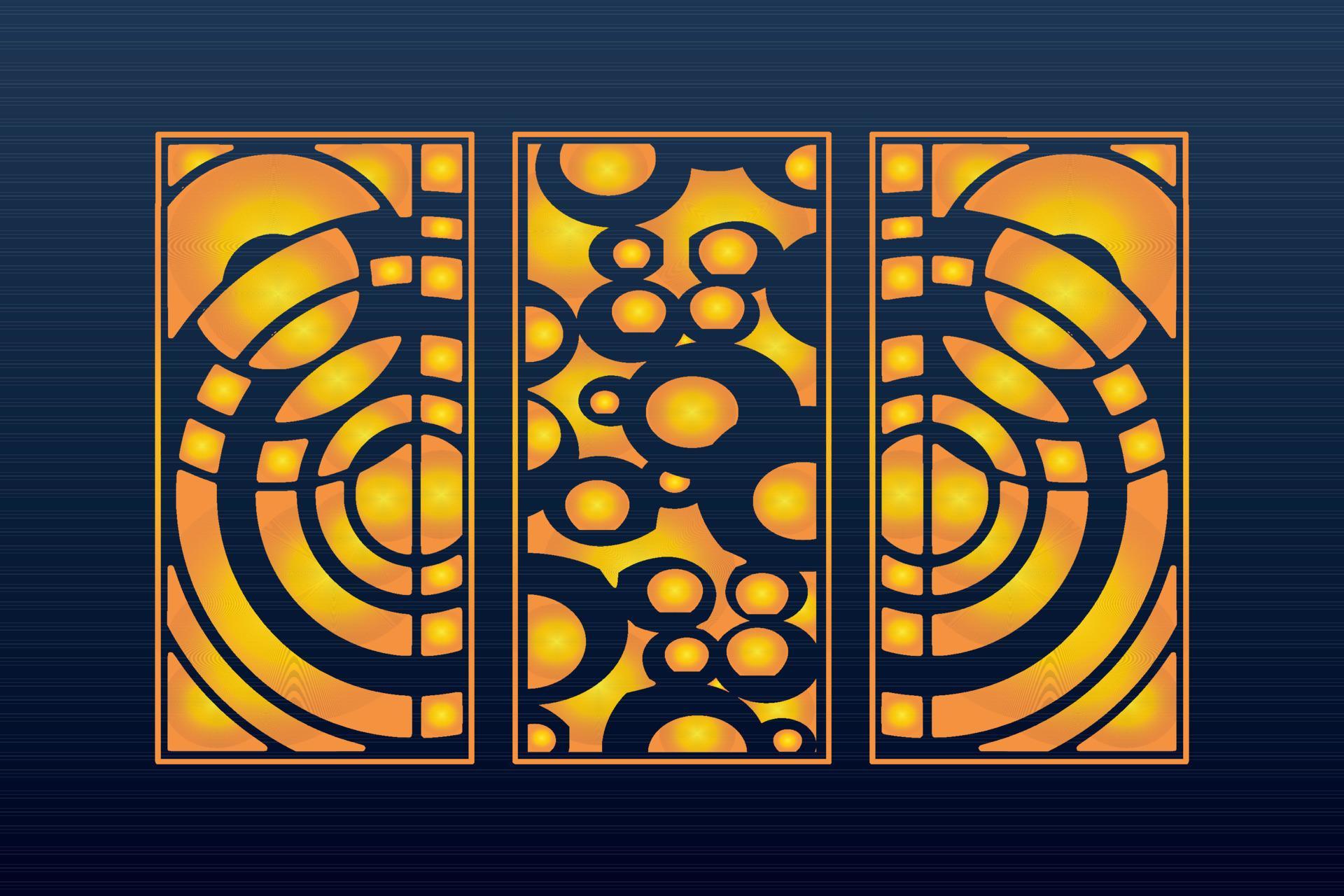 Abstract Geometric Islamic Background Decorative Arabic Ornament Cnc Cut Laser Pattern 13718320