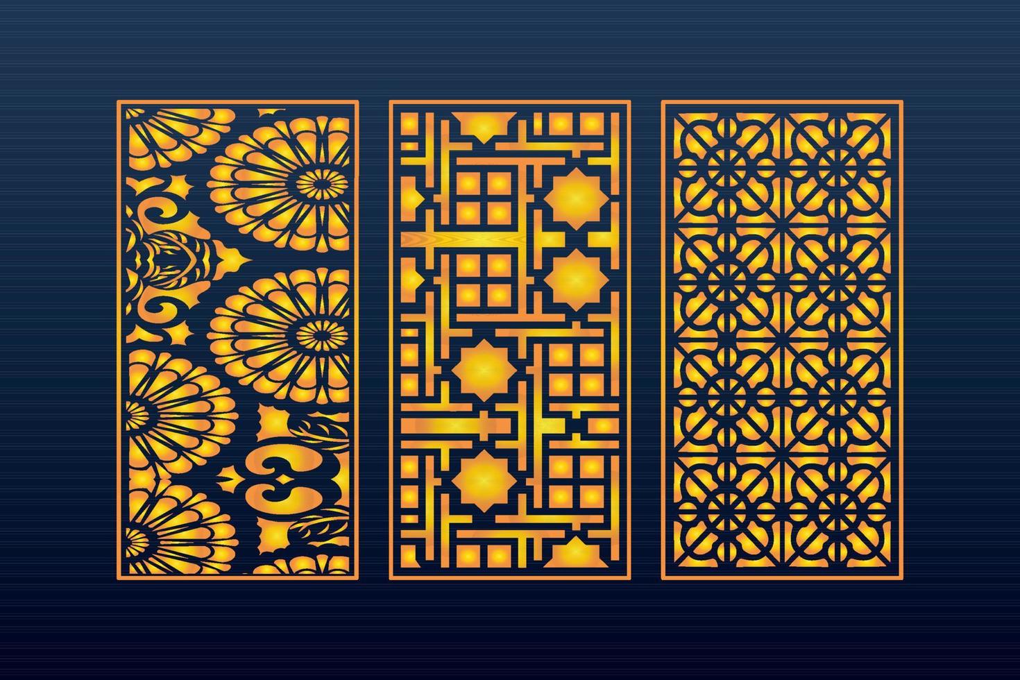 Abstract Geometric Islamic Background Decorative Arabic Ornament Cnc Cut Laser Pattern 13718331