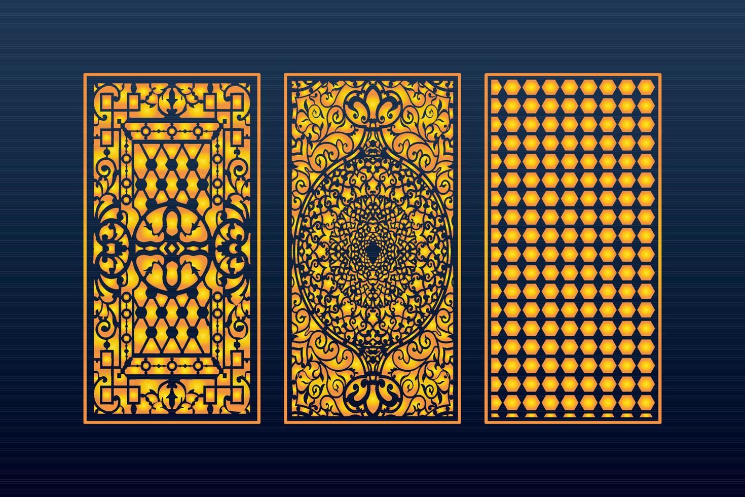 Abstract Geometric Islamic Background Decorative Arabic Ornament Cnc Cut Laser Pattern 13718353