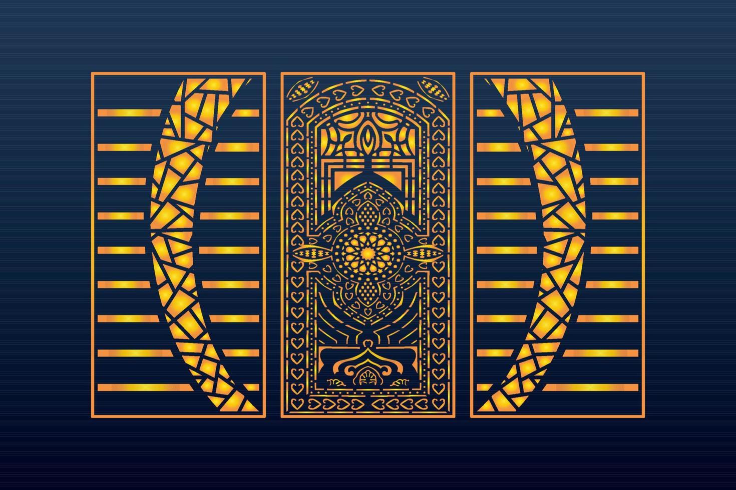 Abstract Geometric Islamic Background Decorative Arabic Ornament Cnc Cut Laser Pattern 13718359