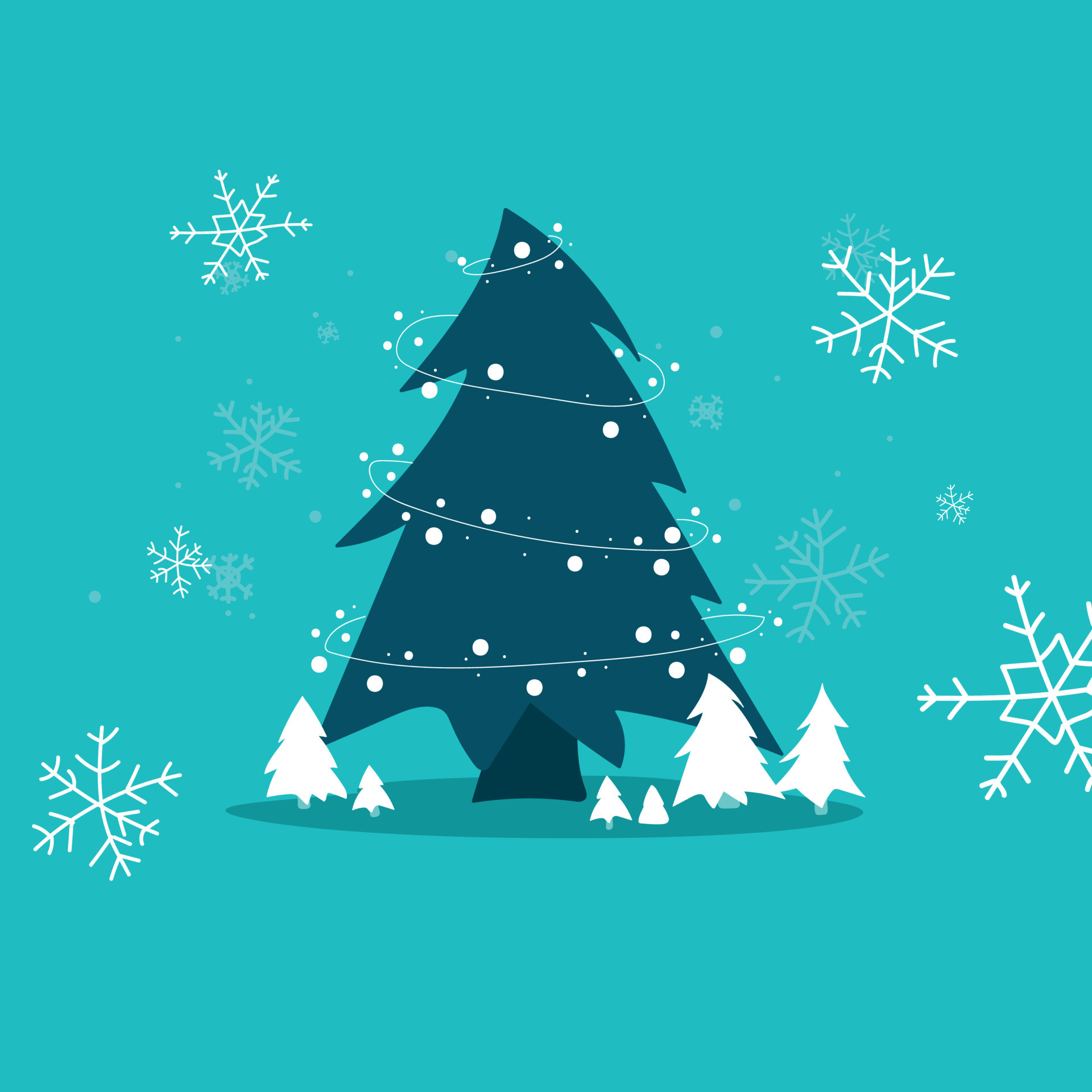 Vector Christmas trees 13720416 Vector Art at Vecteezy