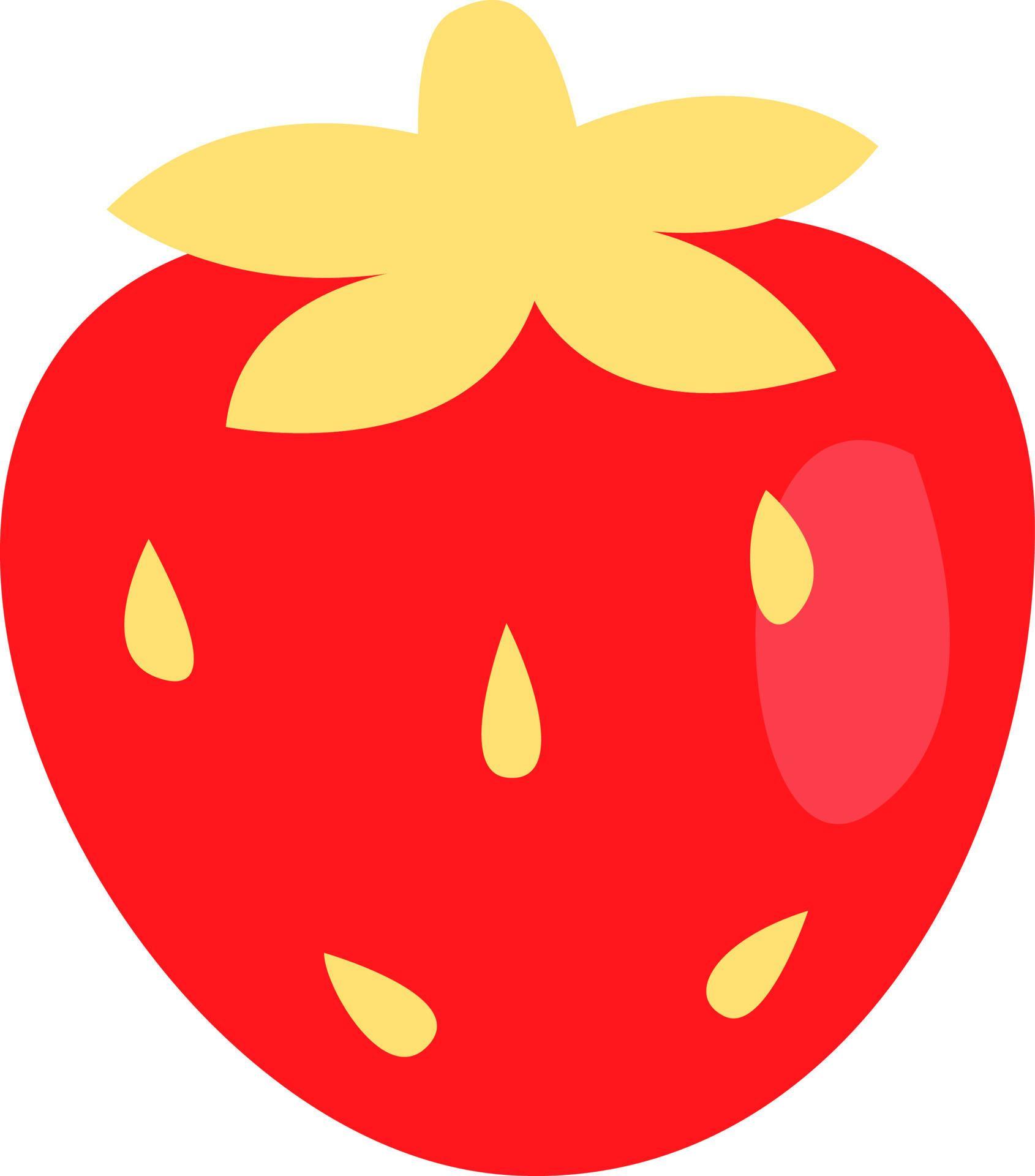 Red Strawberry Illustration Vector On A White Background 13721080