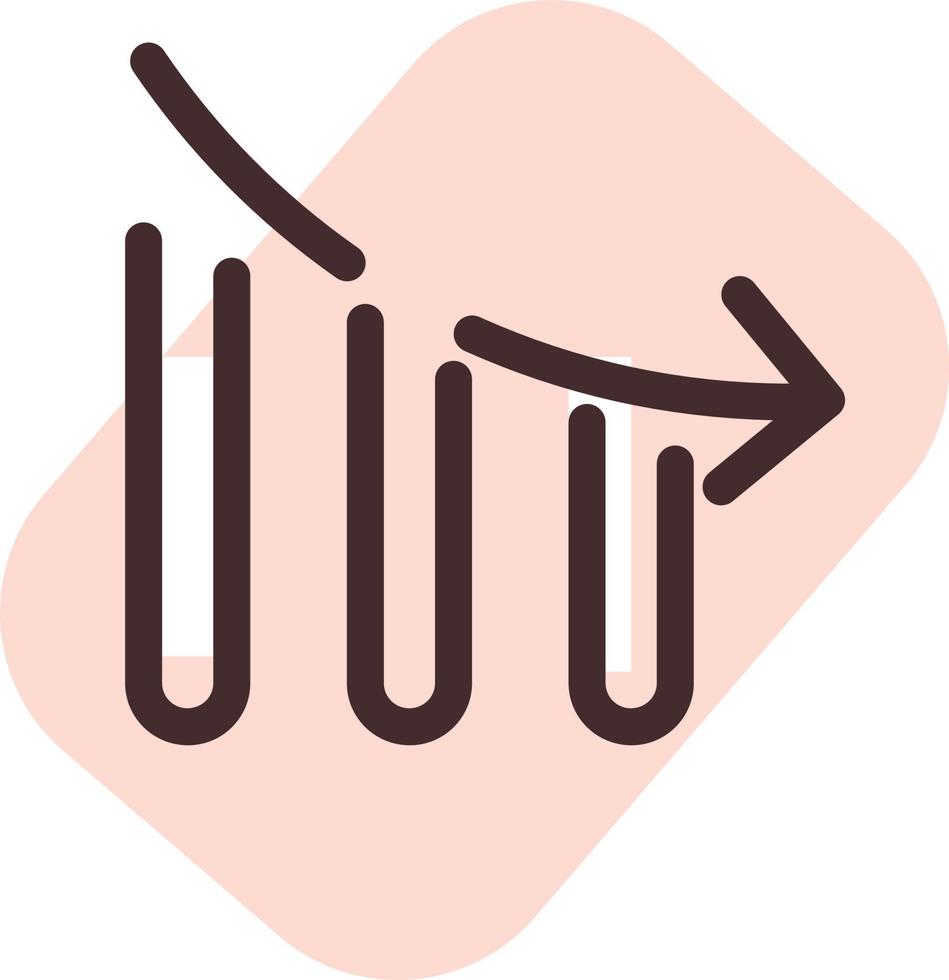 Profit decrease, illustration, vector, on a white background. 13724153 Vector Art at Vecteezy